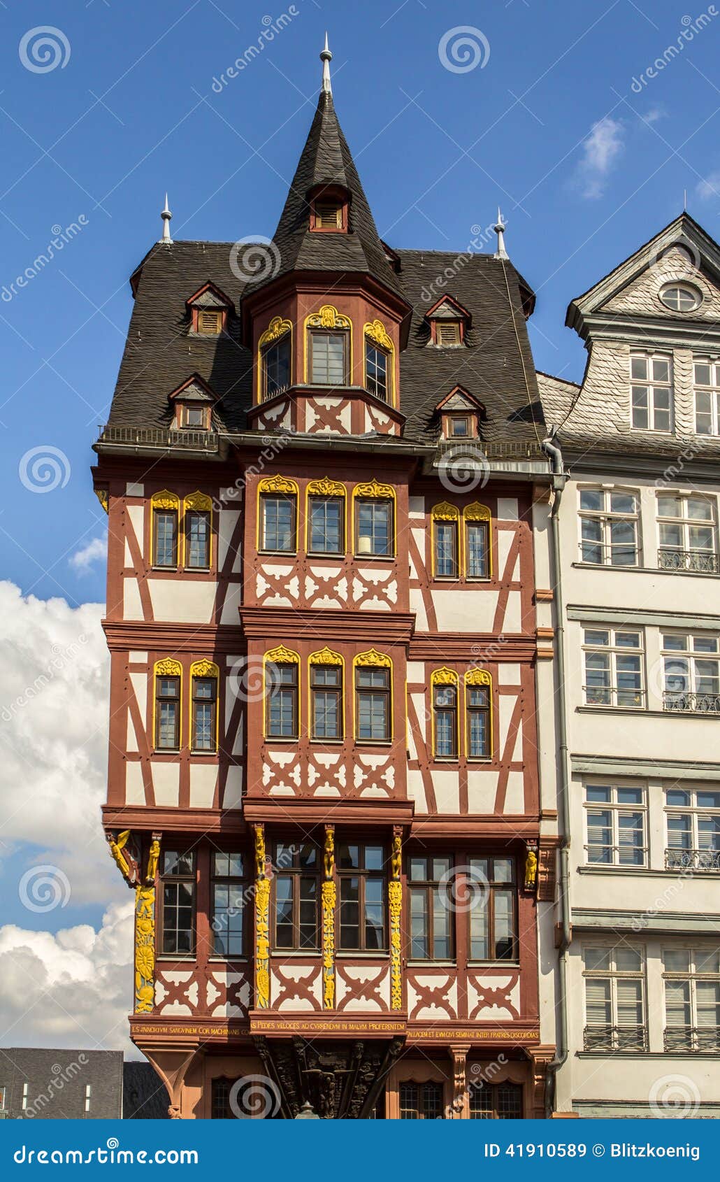 Schöne Deutsche Architektur Stockbild - Bild von deutsch, fest: 41910589