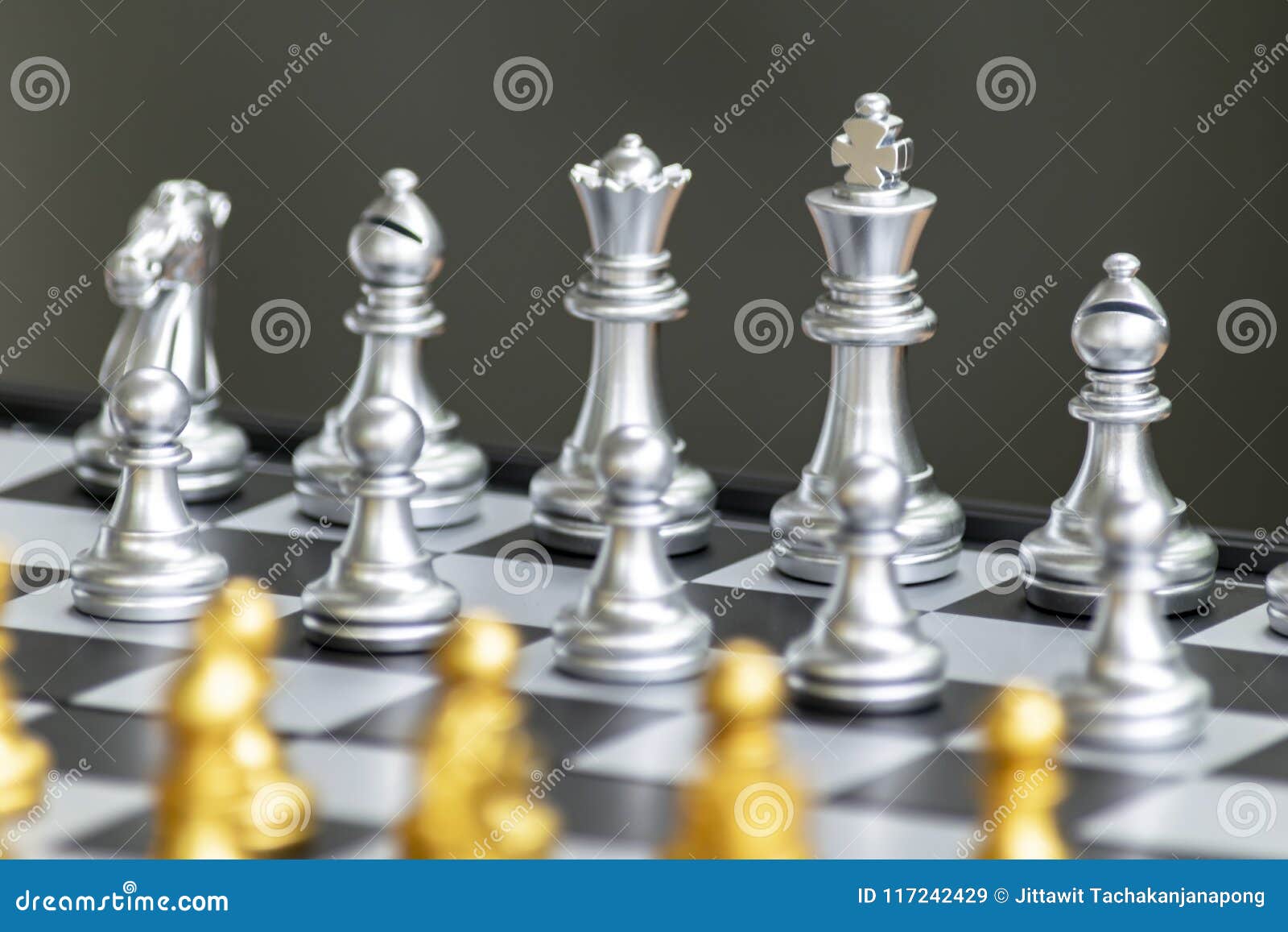 Schaak stock afbeelding. Image of succesvol, stuk, team - 117242429