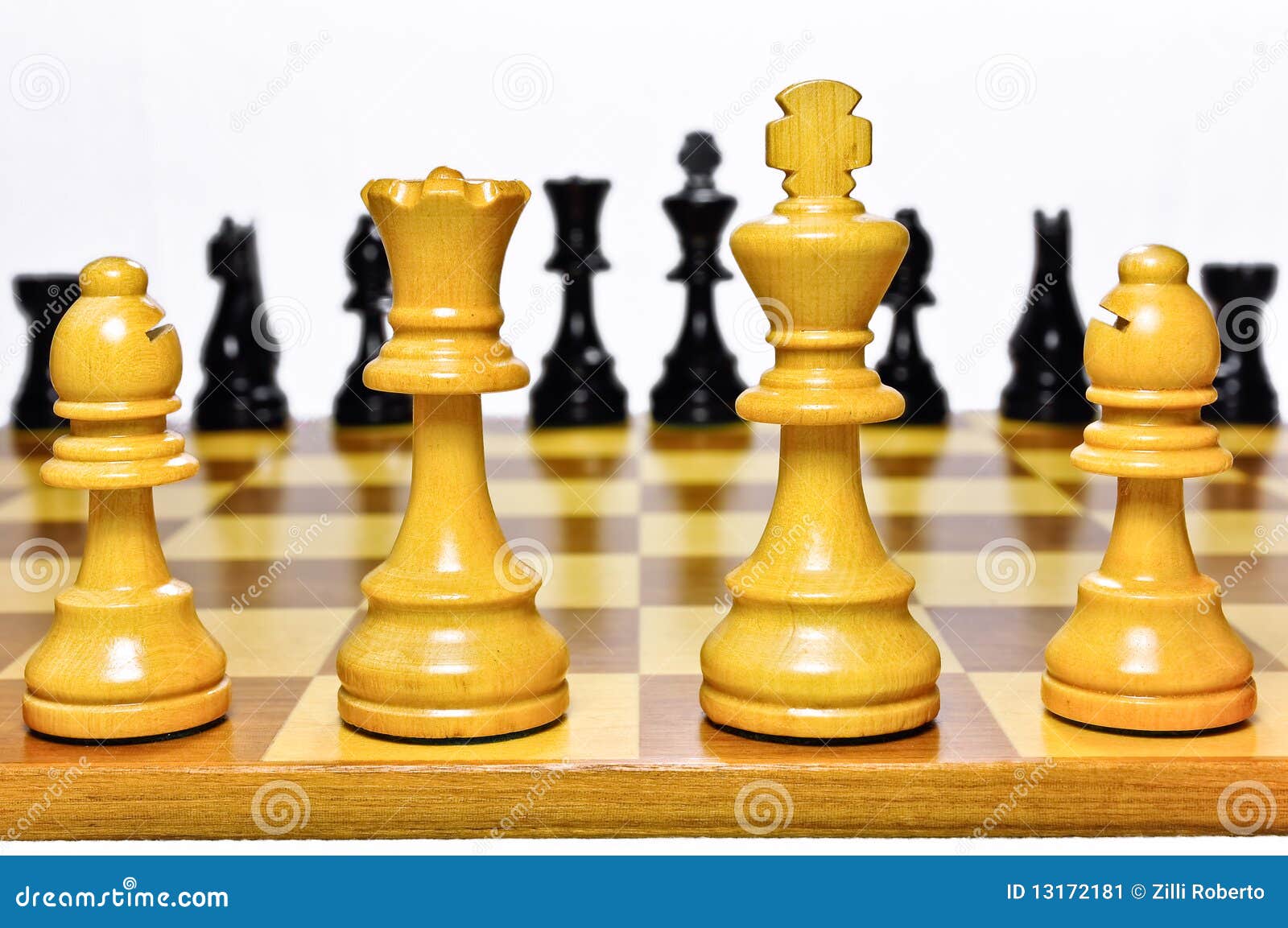 Schaak stock afbeelding. Image of slag, defensie, kleur - 13172181