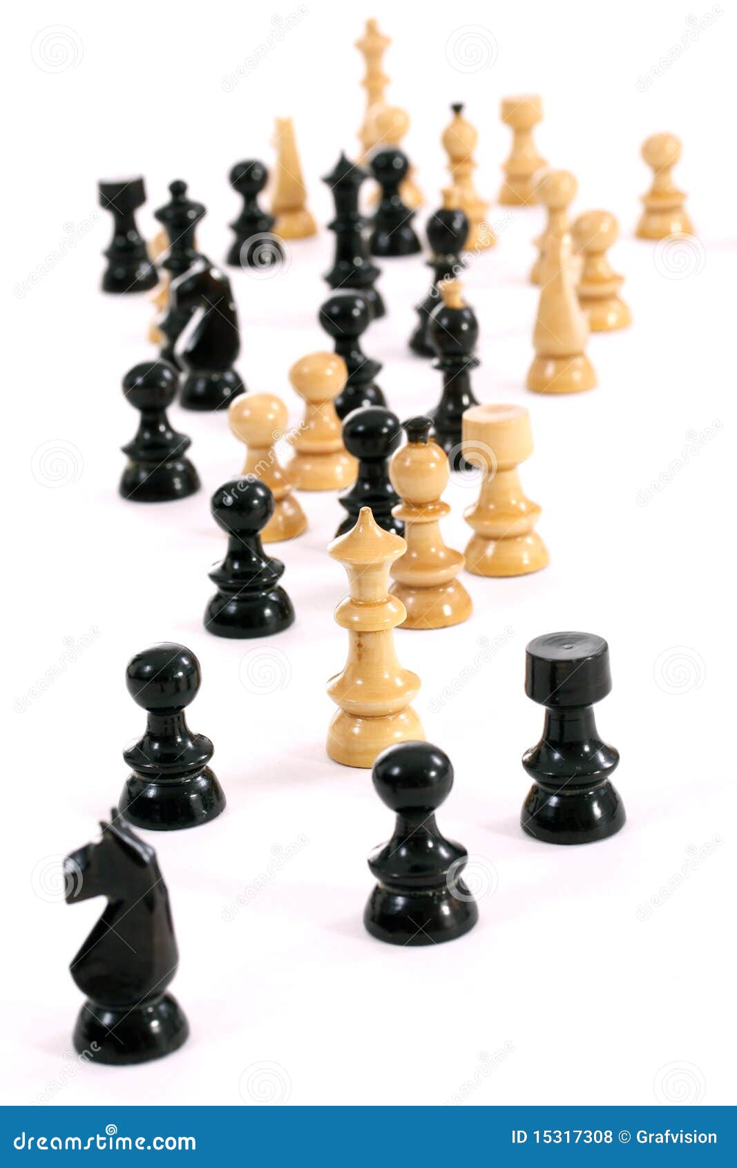 Schaak stock foto. Image of tactiek, toernooien, concurrentie - 15317308