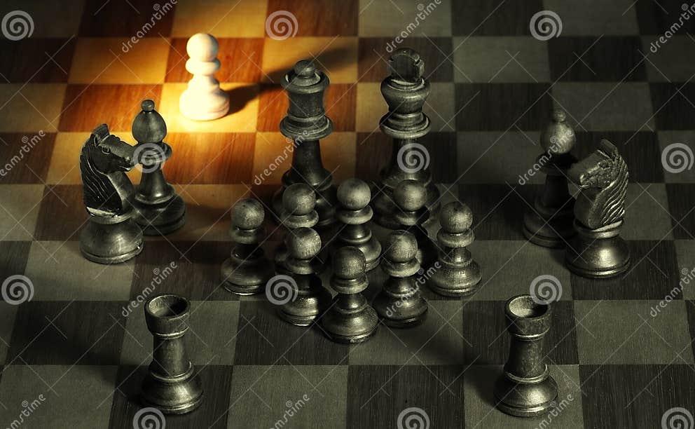 Schaak stock afbeelding. Image of achtergronden, klasse - 1879733