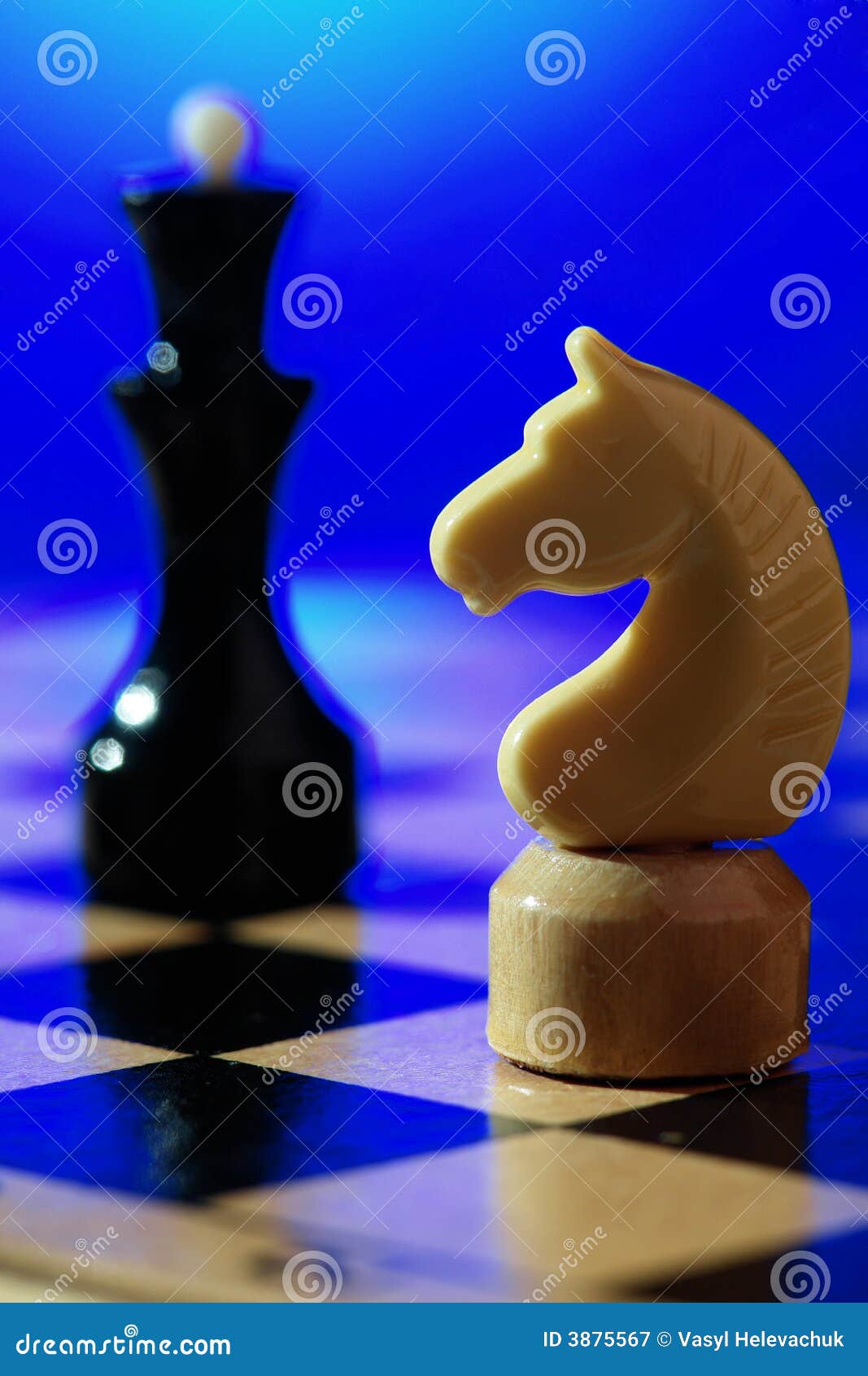 Schaak stock afbeelding. Image of sport, concurrerend - 3875567