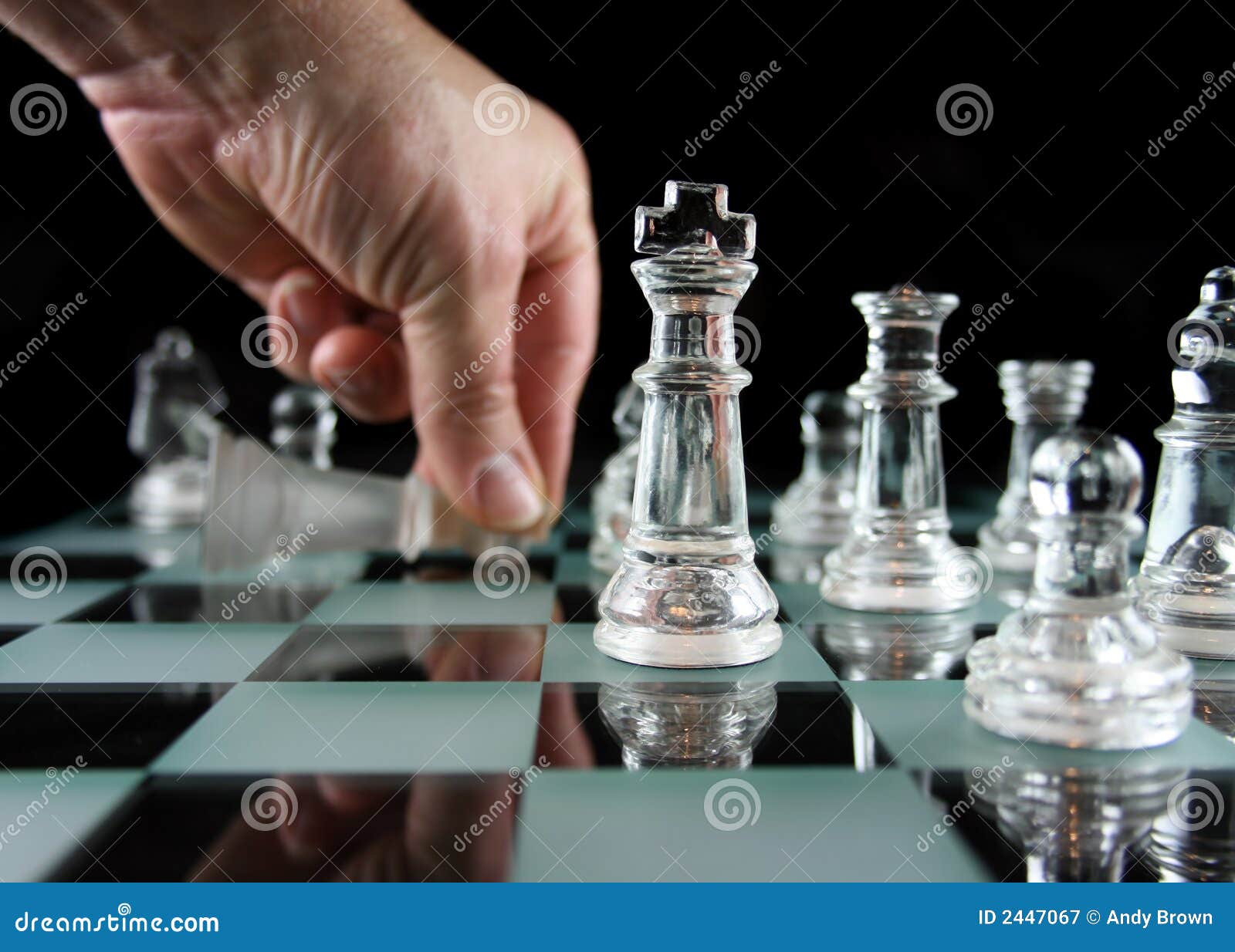Schach - das laydown stockbild. Bild von kontrolle, strategie - 2447067
