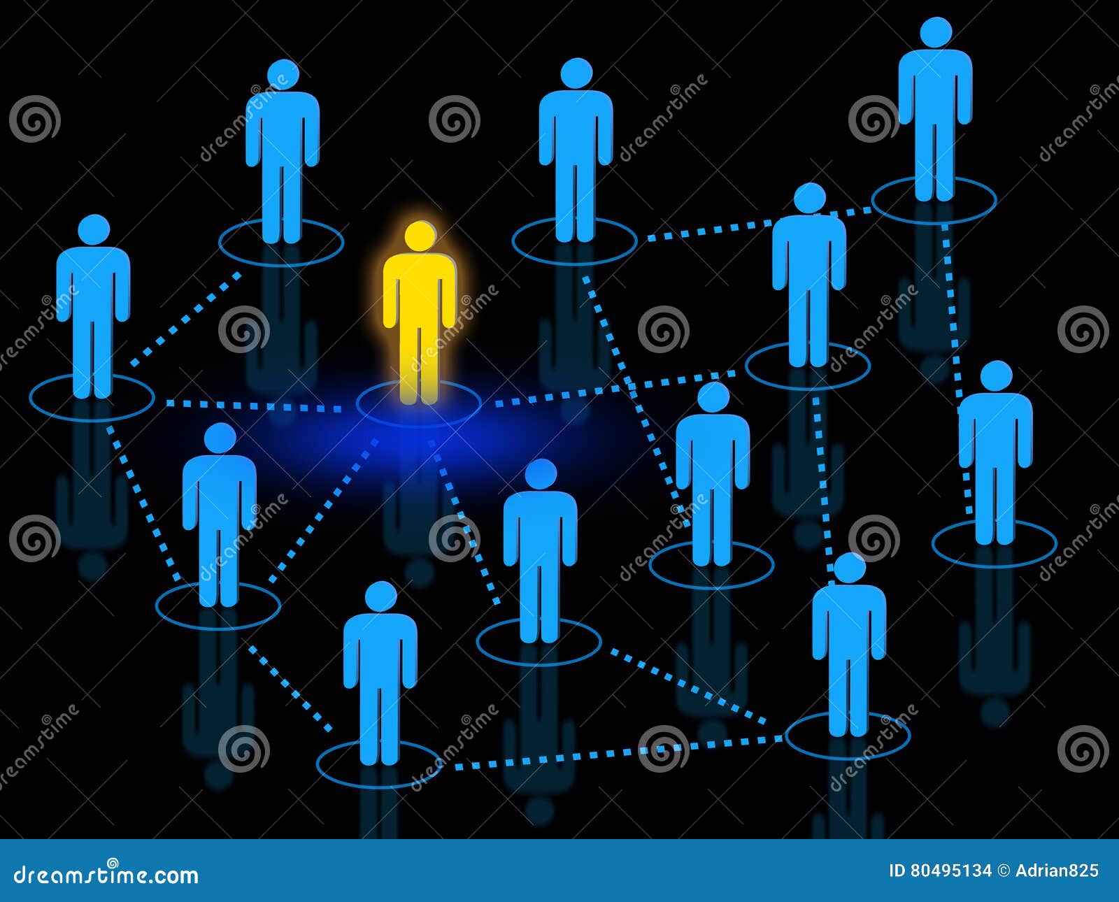 Schaffen Sie Synergie stock abbildung. Illustration von neigung - 80495134