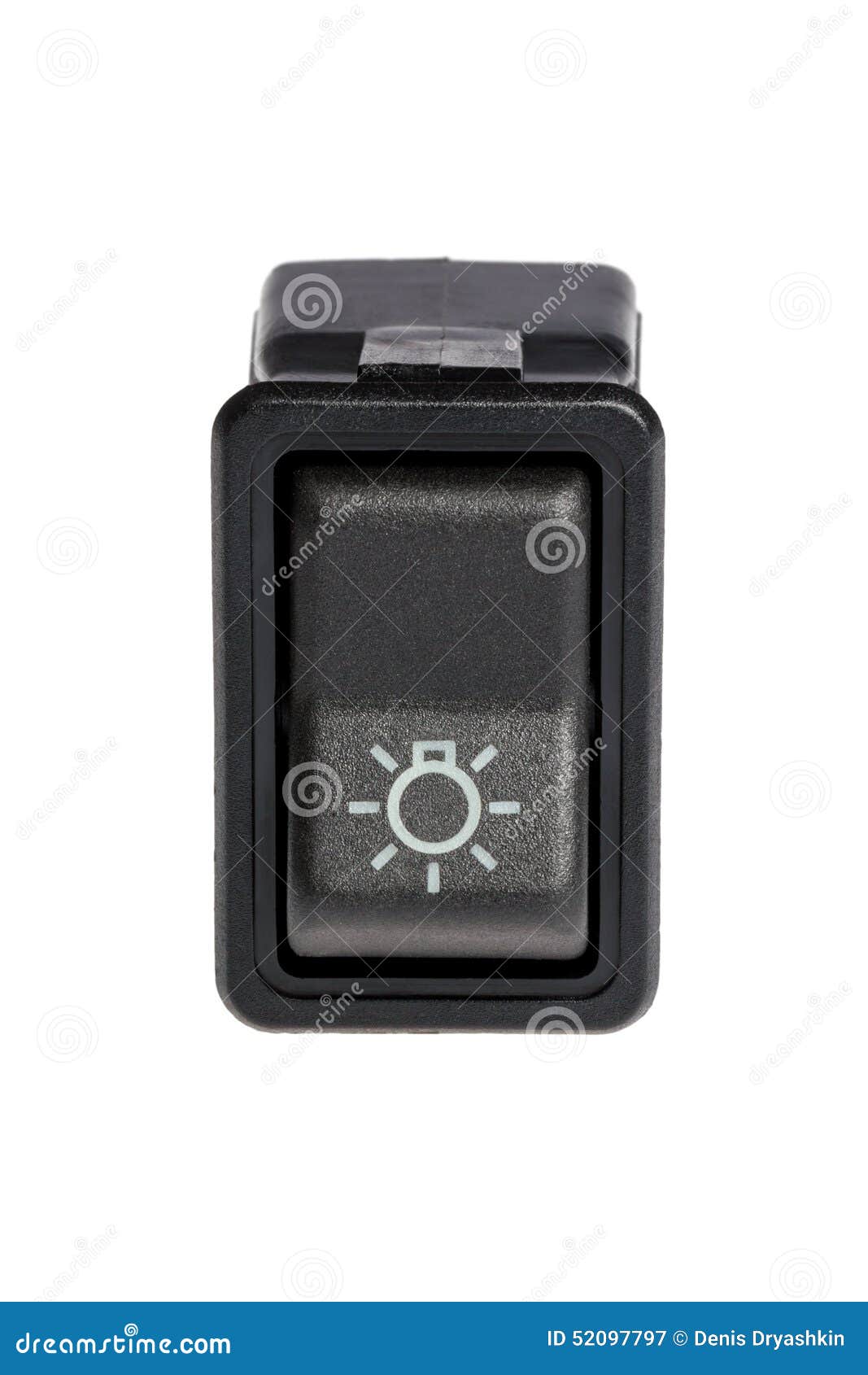 Schakelaar Van De Auto De Lichte Controle Stock Afbeelding - Image of ...