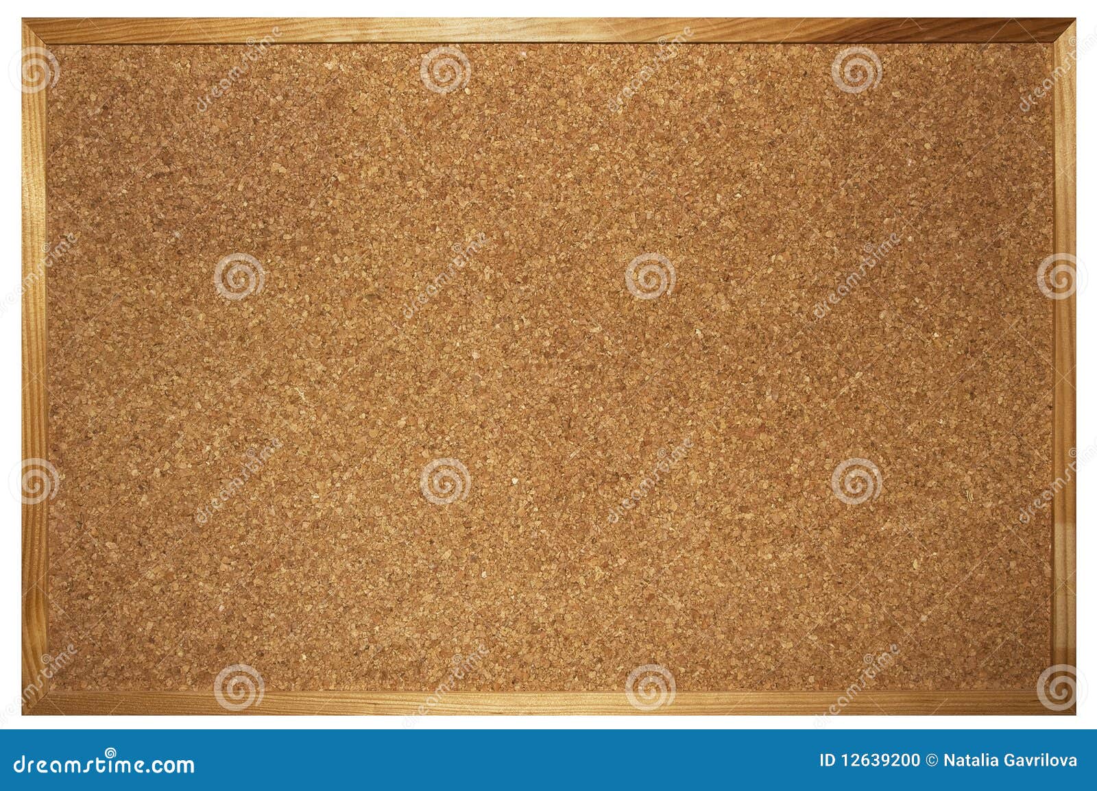 Scheda del sughero fotografia stock. Immagine di incorniciato - 12639200
