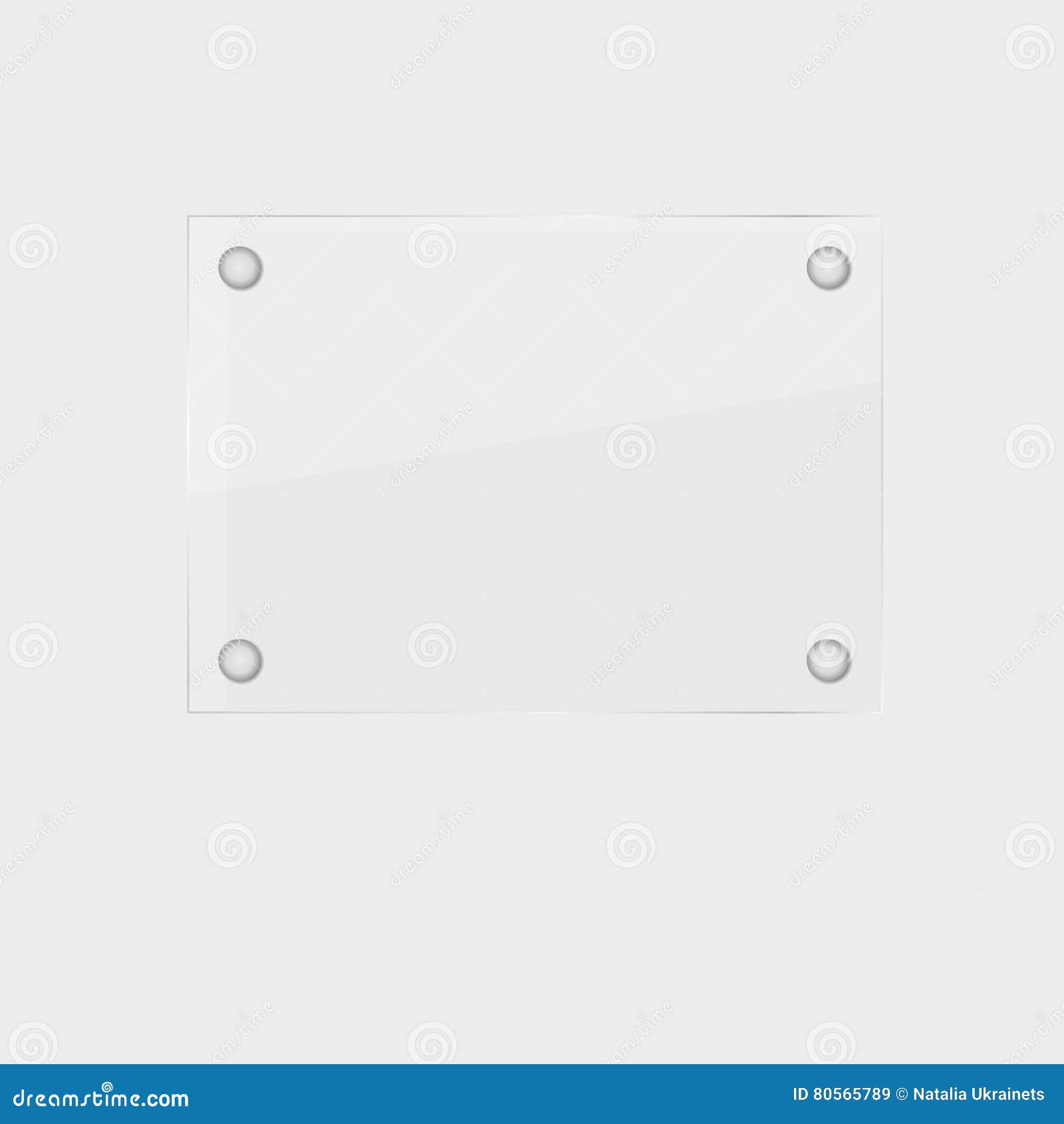Scheda Di Vetro Trasparente Illustrazione Vettoriale - Illustrazione di ...