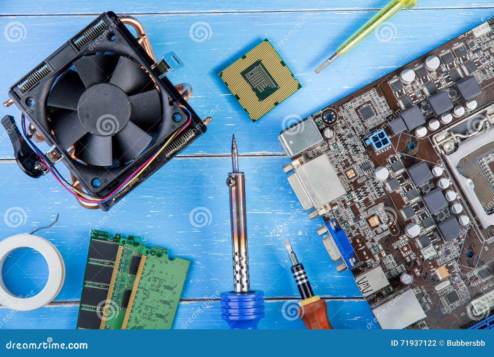 Scheda Madre Del Computer, Parti Del Computer, Disco Rigido, Ram E ...