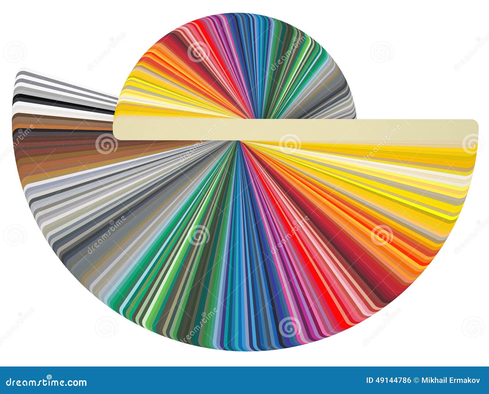 Scheda RAL di colore illustrazione di stock. Illustrazione di vernice ...