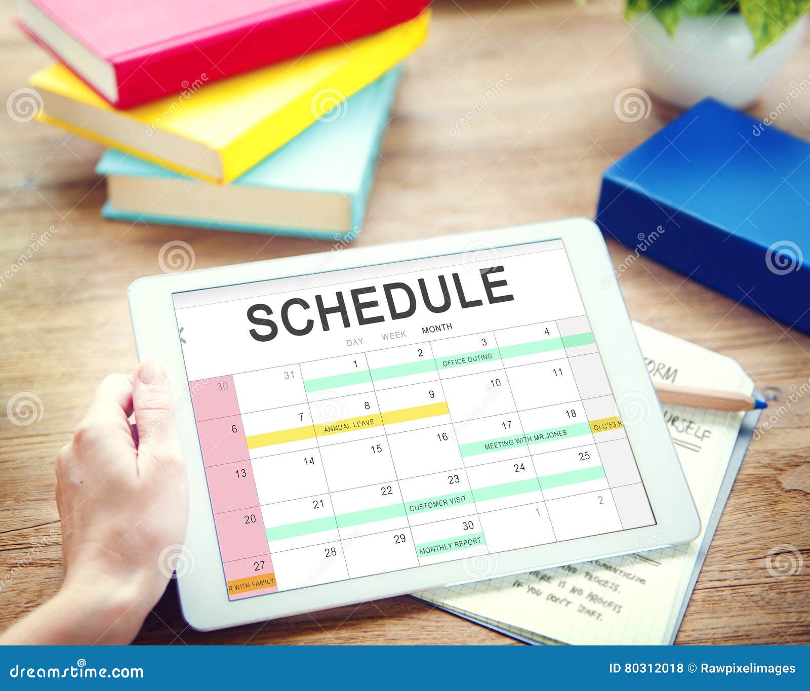 Schedule Activity Calendar Appointment Concept Stock Photo - Image of ...