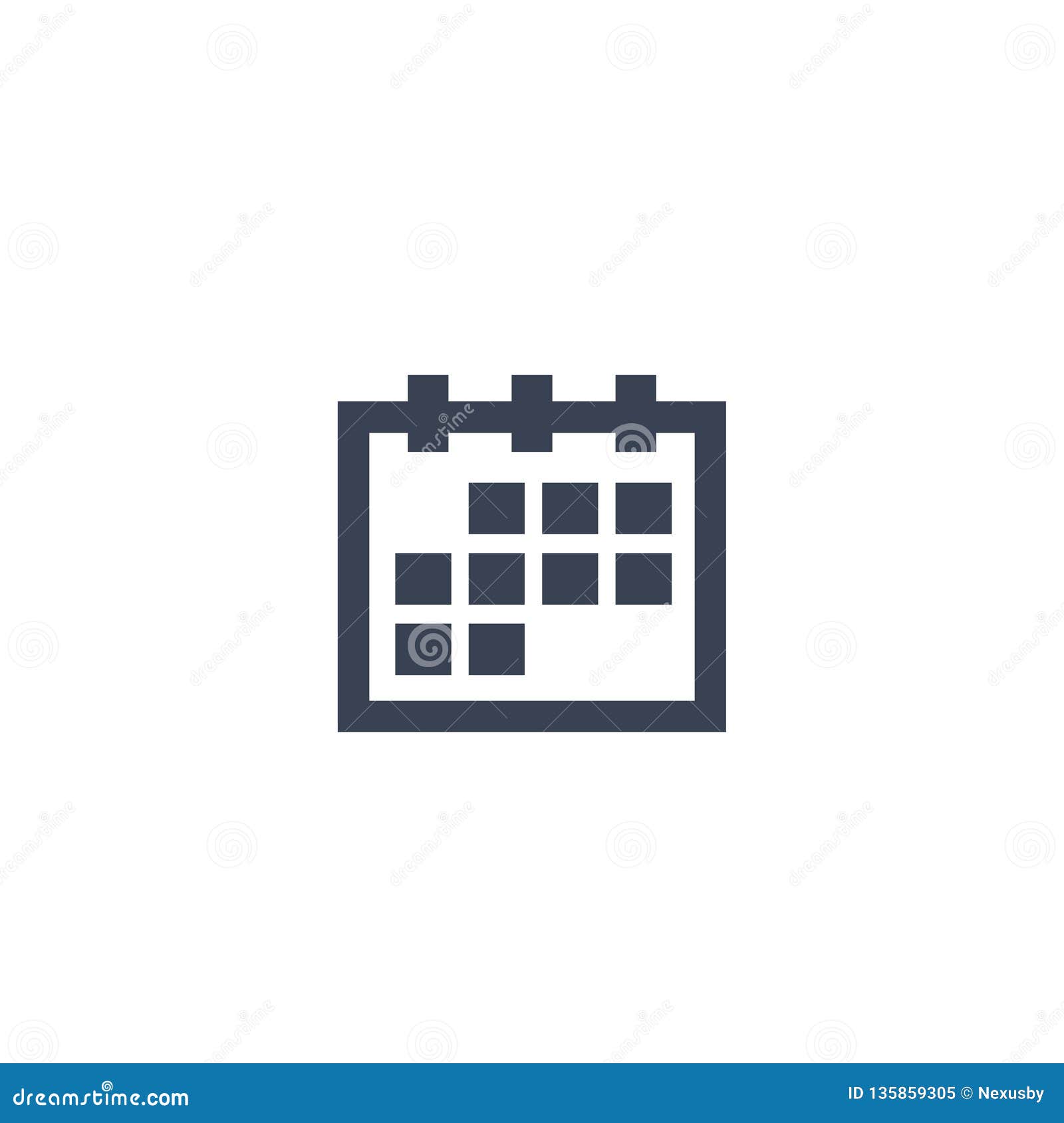 Schedule, appointment icon stock vector. Illustration of timetable ...