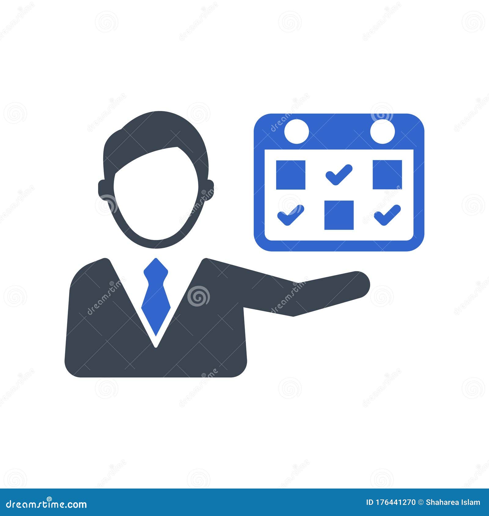 Schedule, appointment icon stock vector. Illustration of simple - 176441270