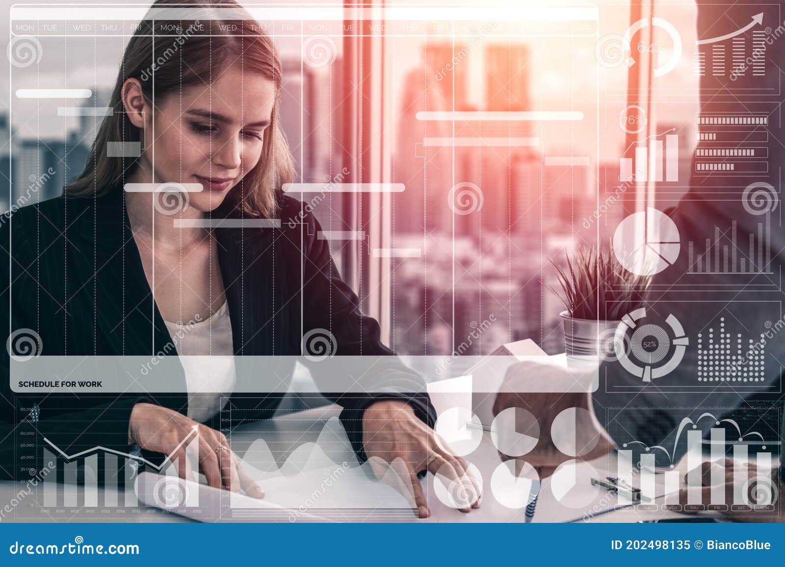 Schedule Business Planning and Project Management. Stock Image - Image ...