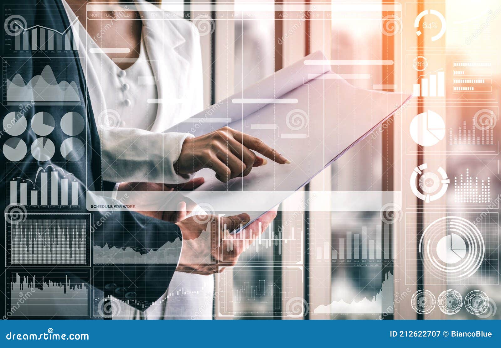 Schedule Business Planning and Project Management. Stock Image - Image ...