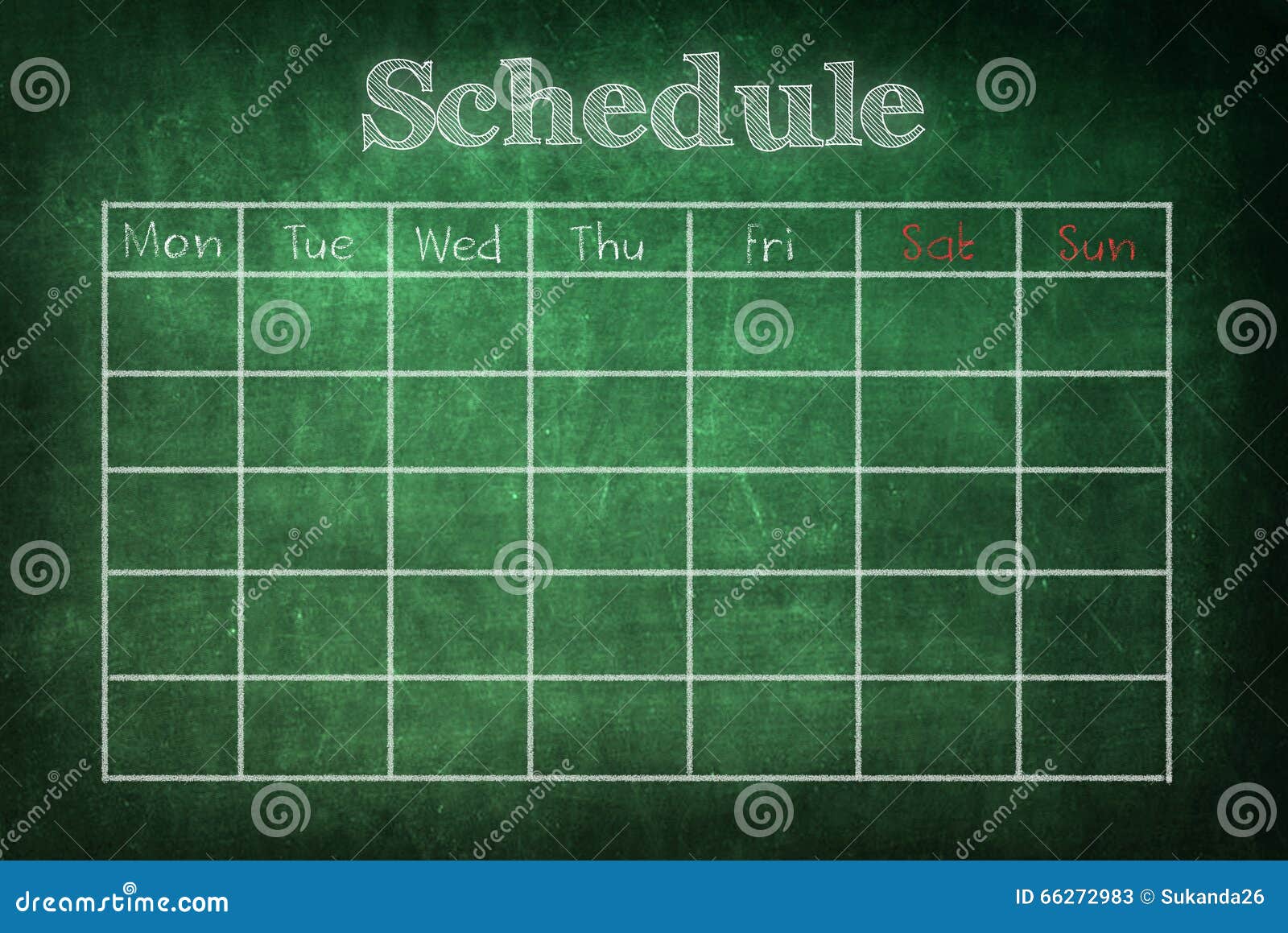 Schedule on chalkboard stock image. Image of lesson, business - 66272983