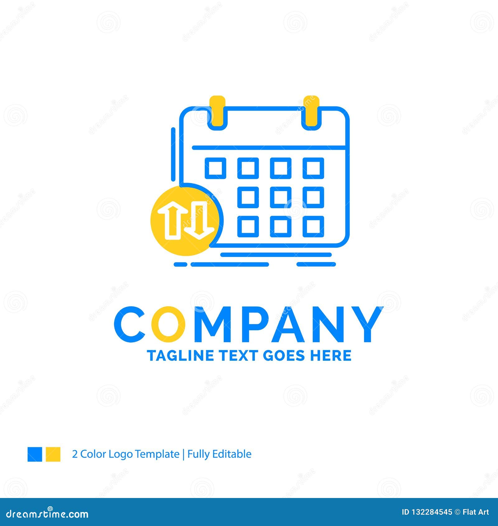 Schedule, Classes, Timetable, Appointment, Event Blue Yellow Bus Stock ...