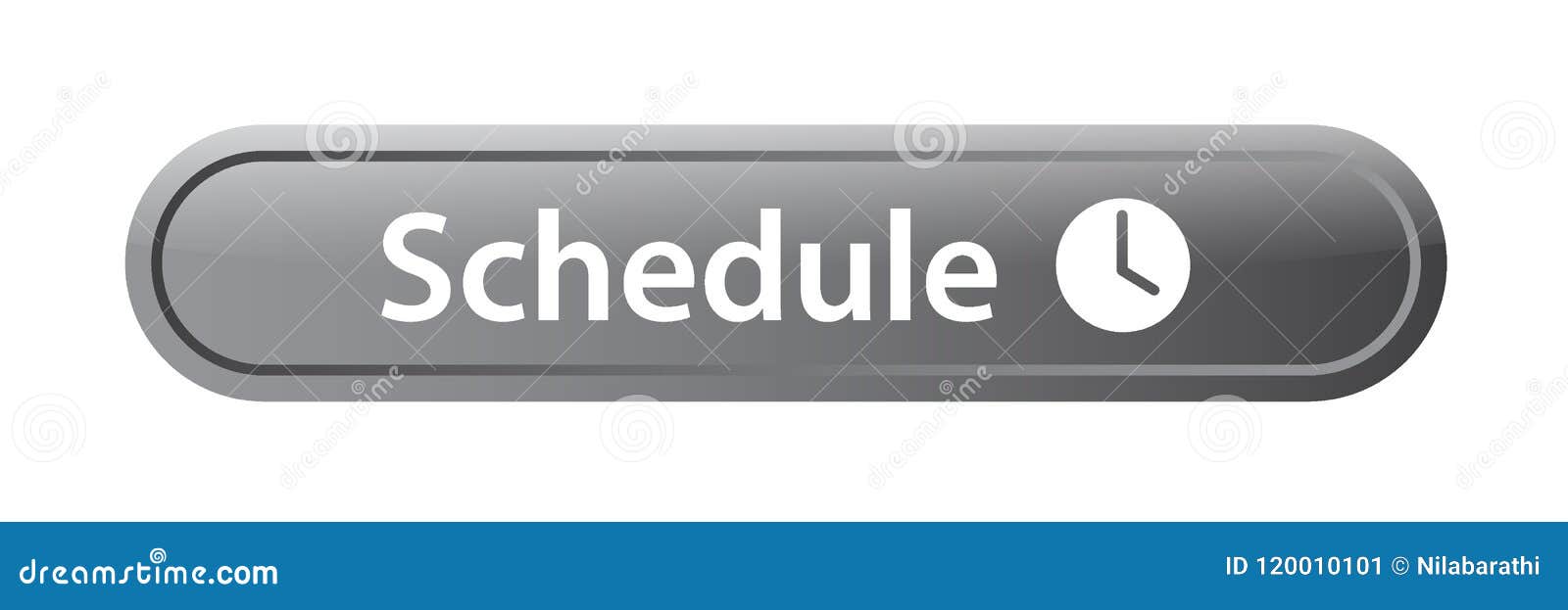 Schedule icon web button stock illustration. Illustration of element ...