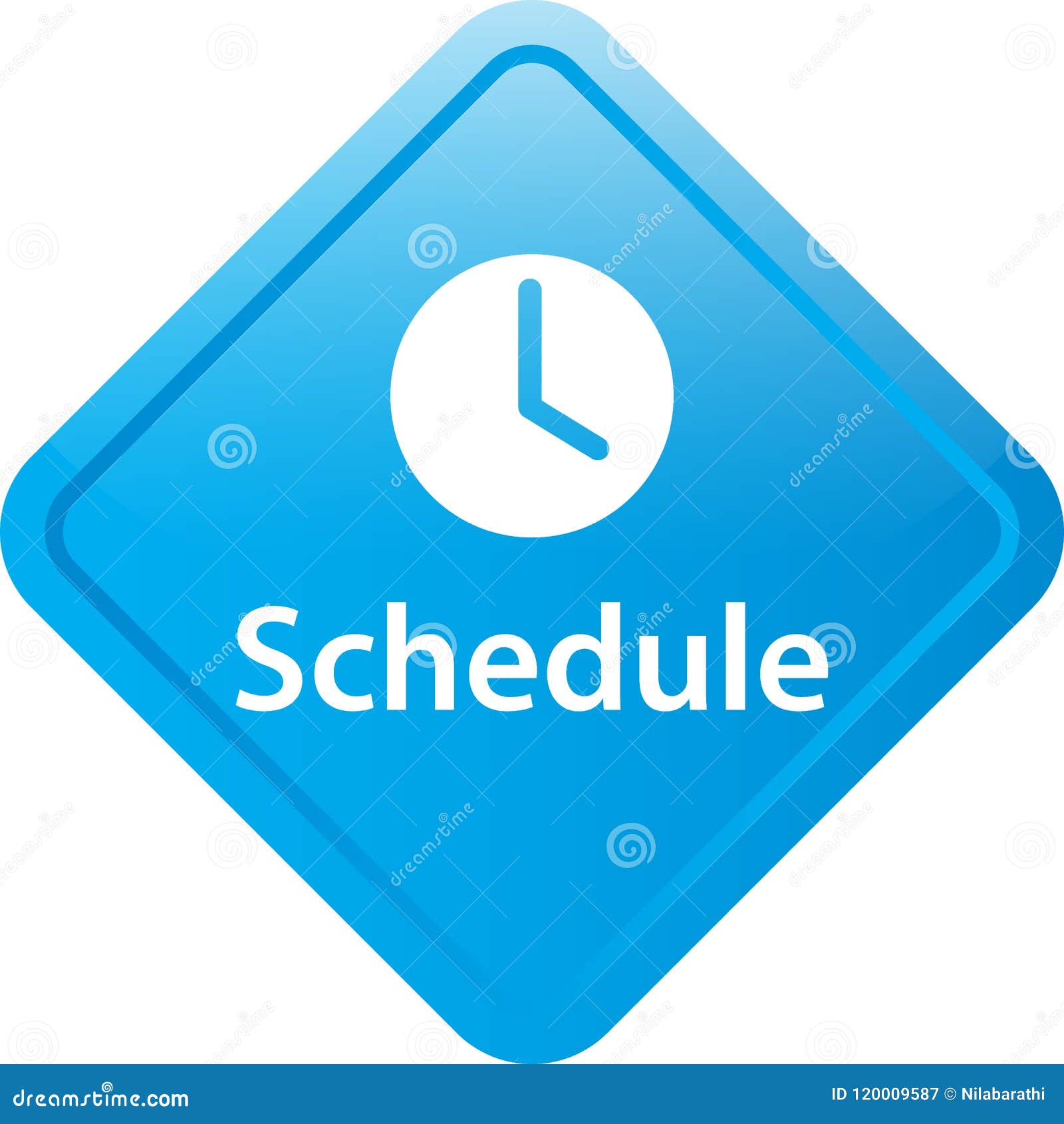 Schedule icon web button stock illustration. Illustration of graphic ...