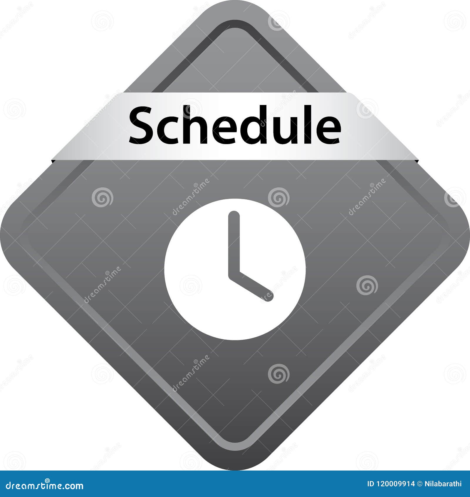 Schedule icon web button stock illustration. Illustration of element ...