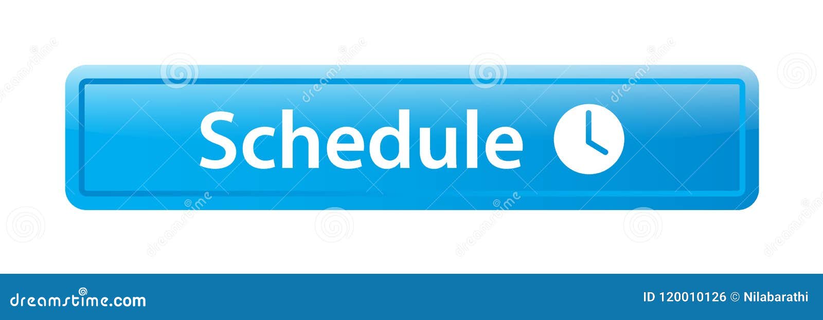 Schedule icon web button stock illustration. Illustration of flat ...