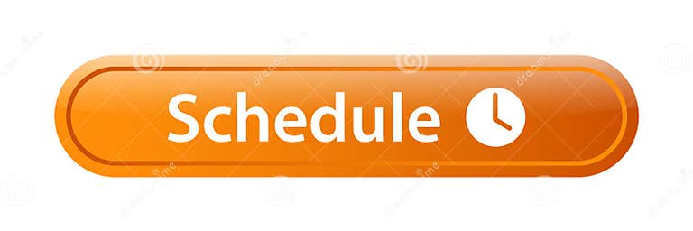 Schedule icon web button stock illustration. Illustration of flow ...