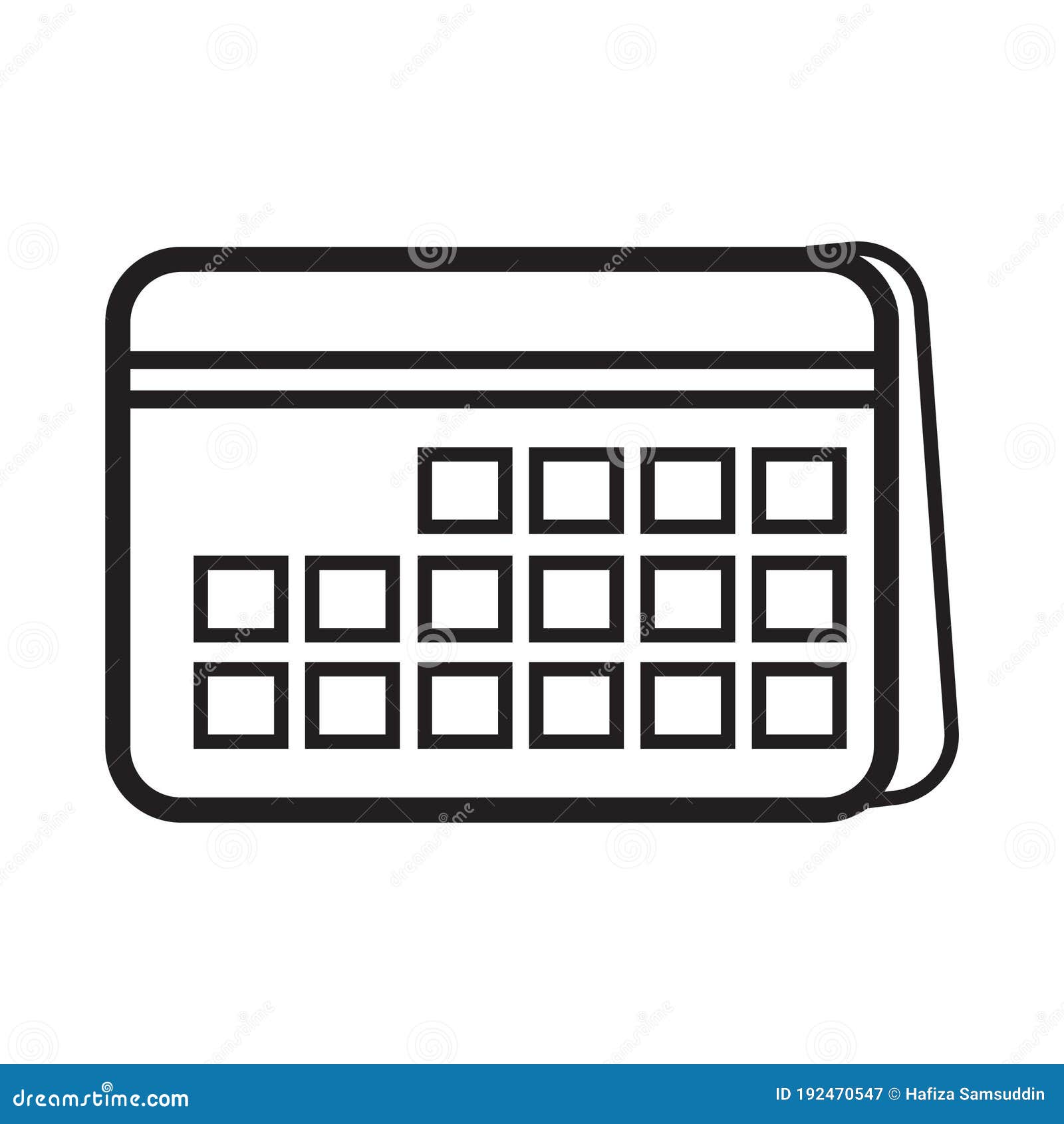 Schedule List Icon. Vector Illustration Decorative Design Stock Vector ...