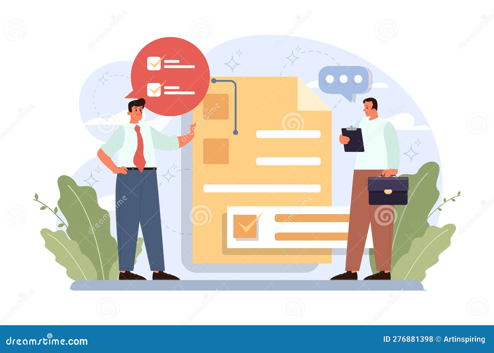Schedule Management. Character Planning or Checking Task, Appointment ...