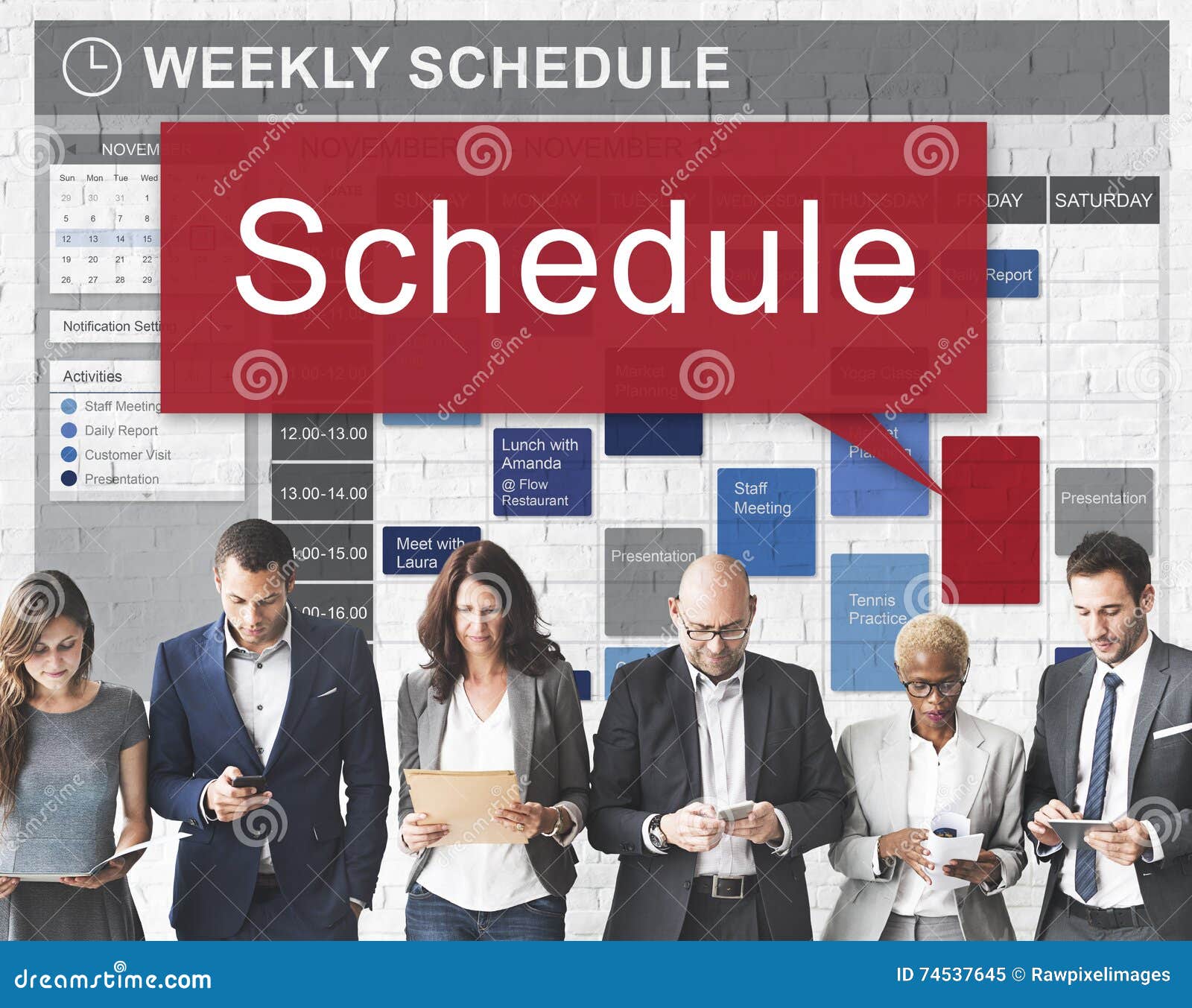 Schedule Organization Planning List To Do Concept Stock Image - Image ...