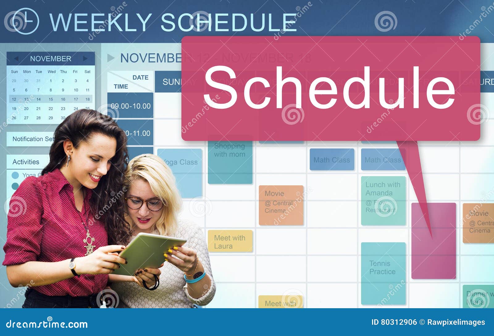 Schedule Organization Planning List To Do Concept Stock Photo - Image ...
