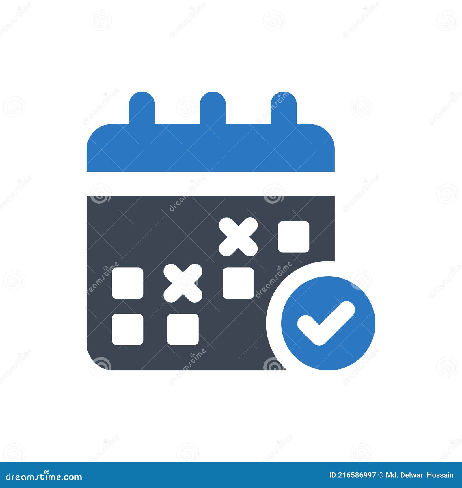 Schedule Planning Icon Icon Stock Vector - Illustration of symbol ...