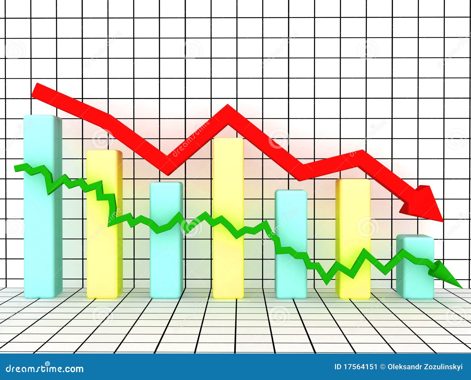 Schedule of Recession of Two Arrows Stock Illustration - Illustration ...