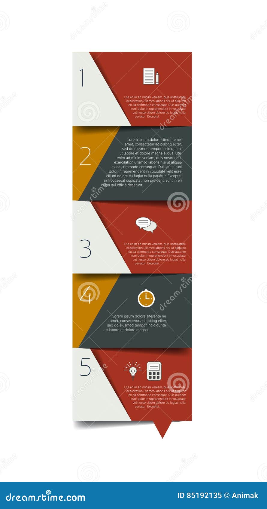 Schedule, Tab, Banner. Minimalistic Vector Design Infographic Stock ...