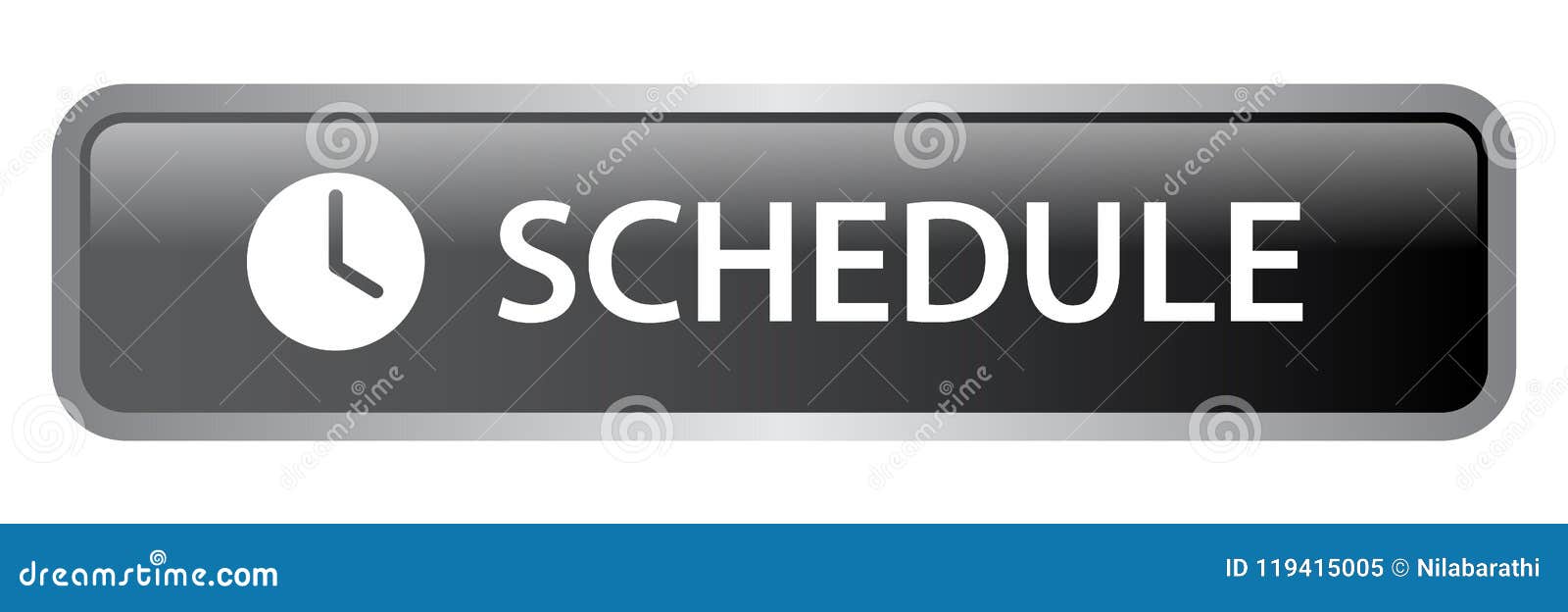 Schedule web button stock illustration. Illustration of review - 119415005