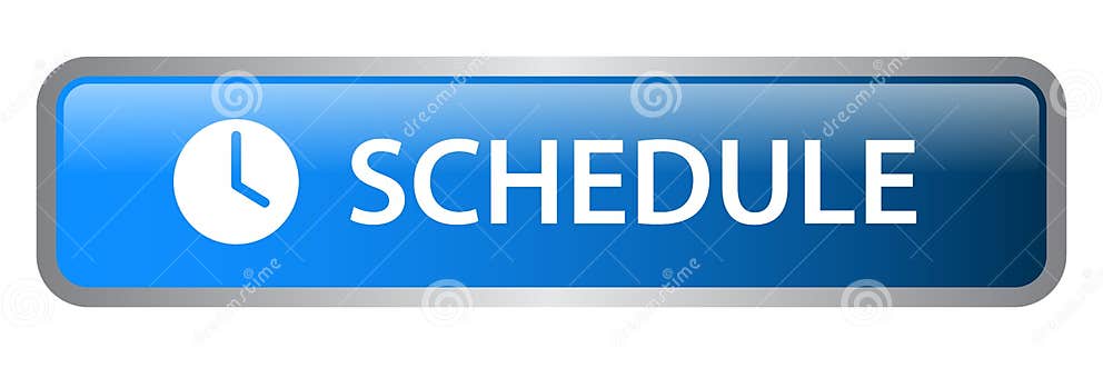 Schedule web button stock illustration. Illustration of list - 119415325