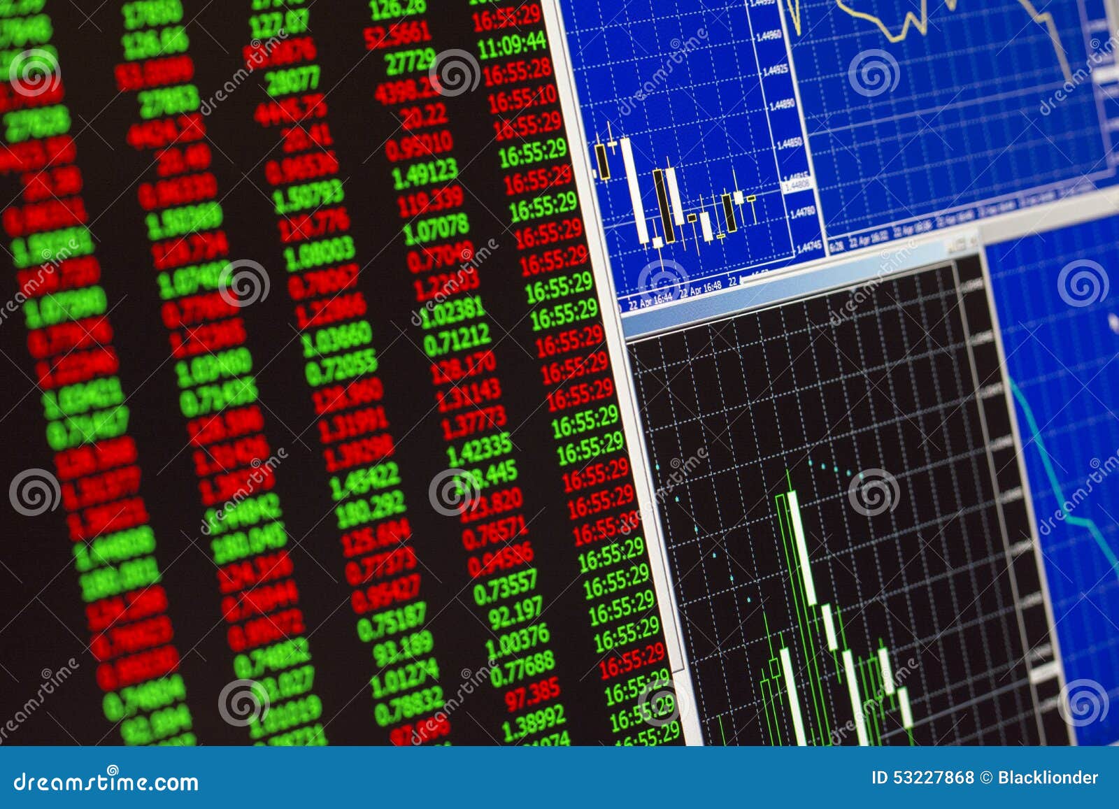 Schedules and Charts Financial Instruments Stock Photo - Image of asia ...
