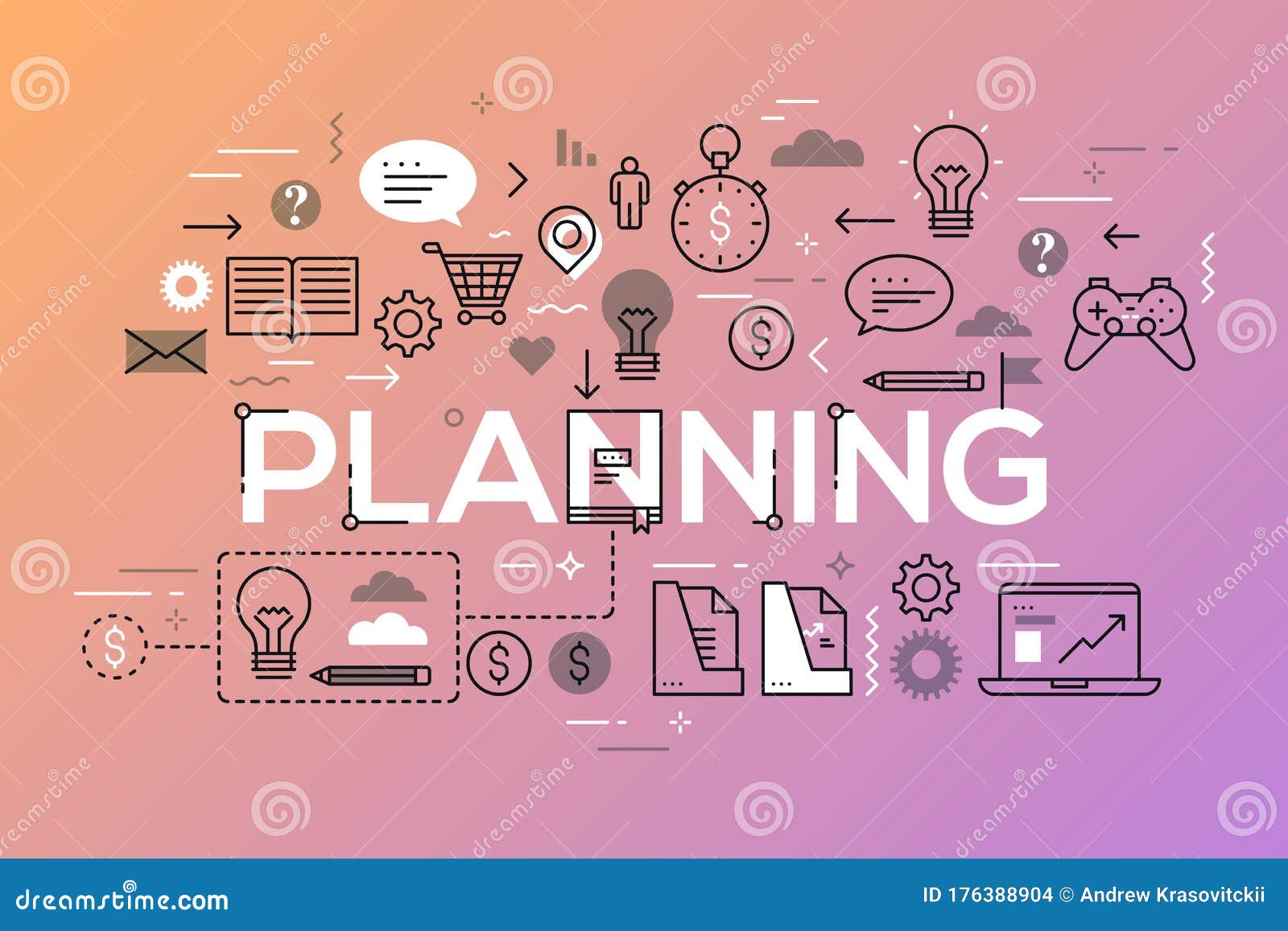 Effective Planning And Time Management. Business Calendar, Scheduling ...