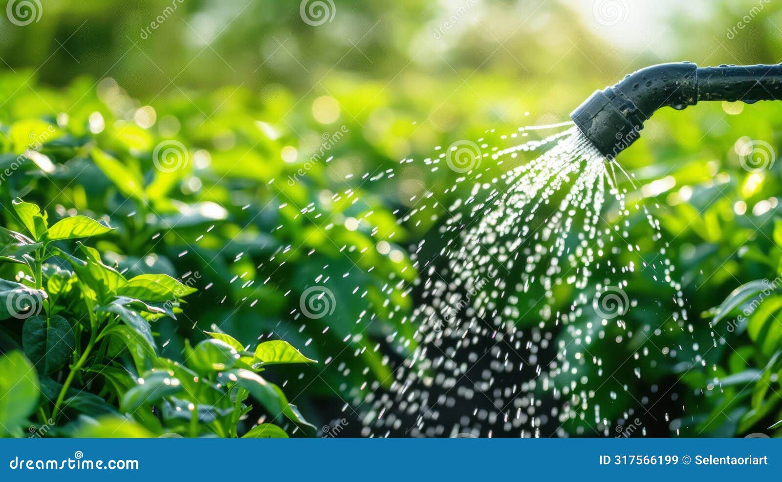 Scheduling Watering for Optimal Plant Health Stock Illustration ...