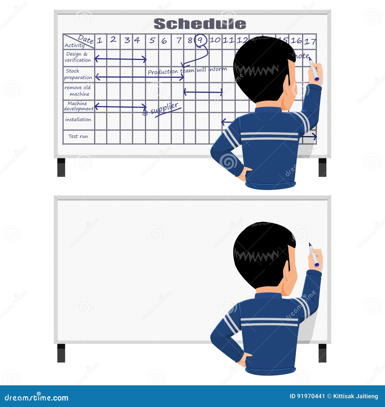 Scheduling Cartoons, Illustrations & Vector Stock Images - 4651 ...