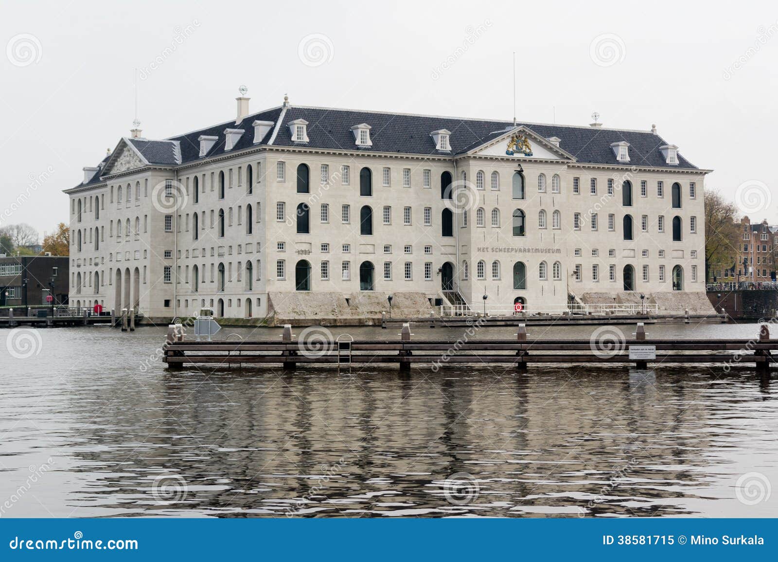 Scheepvaartmuseum Maritime Museum in Amsterdam Stock Image - Image of ...