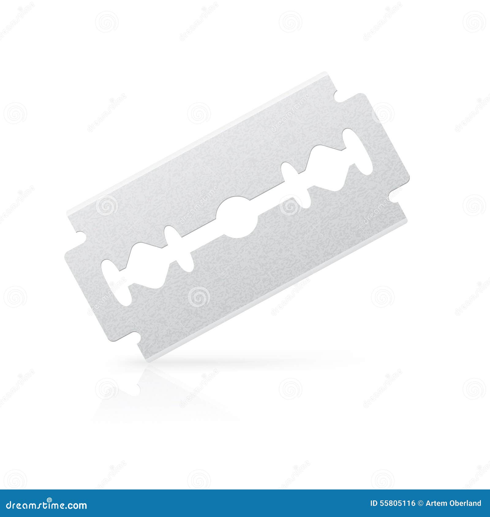 Scheermesje vector illustratie. Illustration of laceraat - 55805116