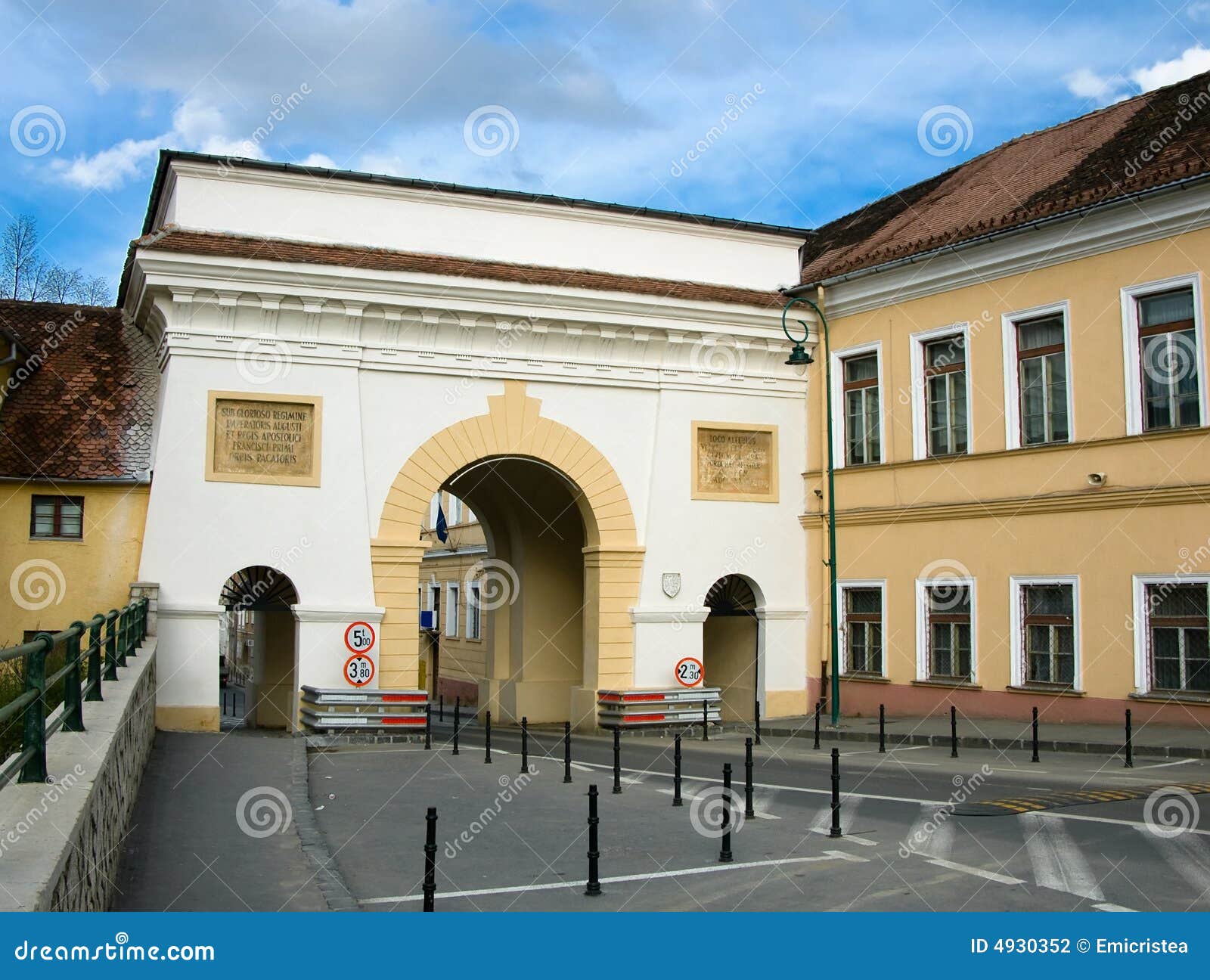 Schei Gate in Brasov stock photo. Image of kronstadt, building - 4930352
