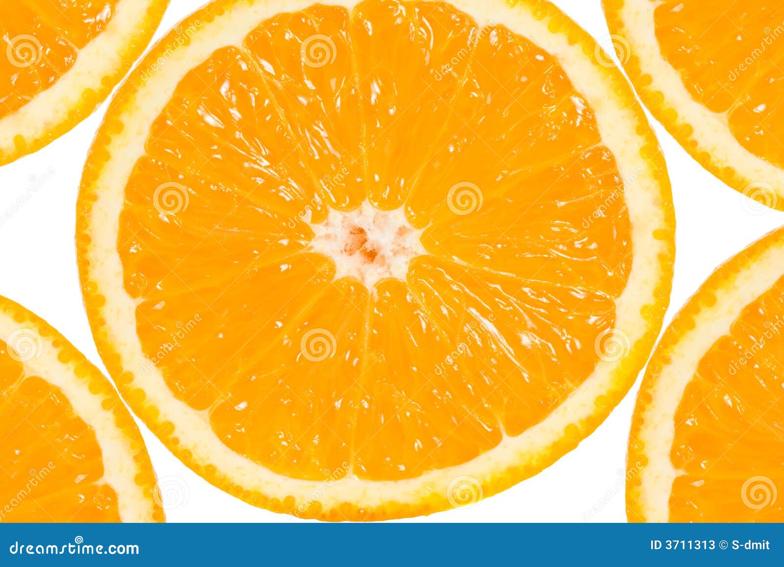 Scheiben der orange Frucht stockbild. Bild von nachrichten - 3711313