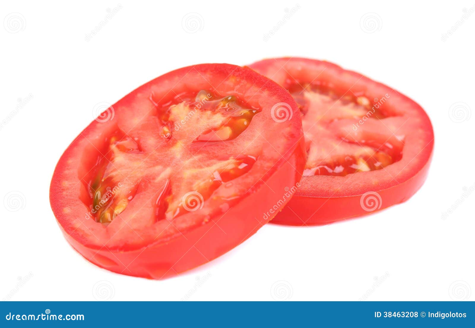 Scheiben Der Tomate. Abschluss Oben. Stockfoto - Bild von gemüse ...