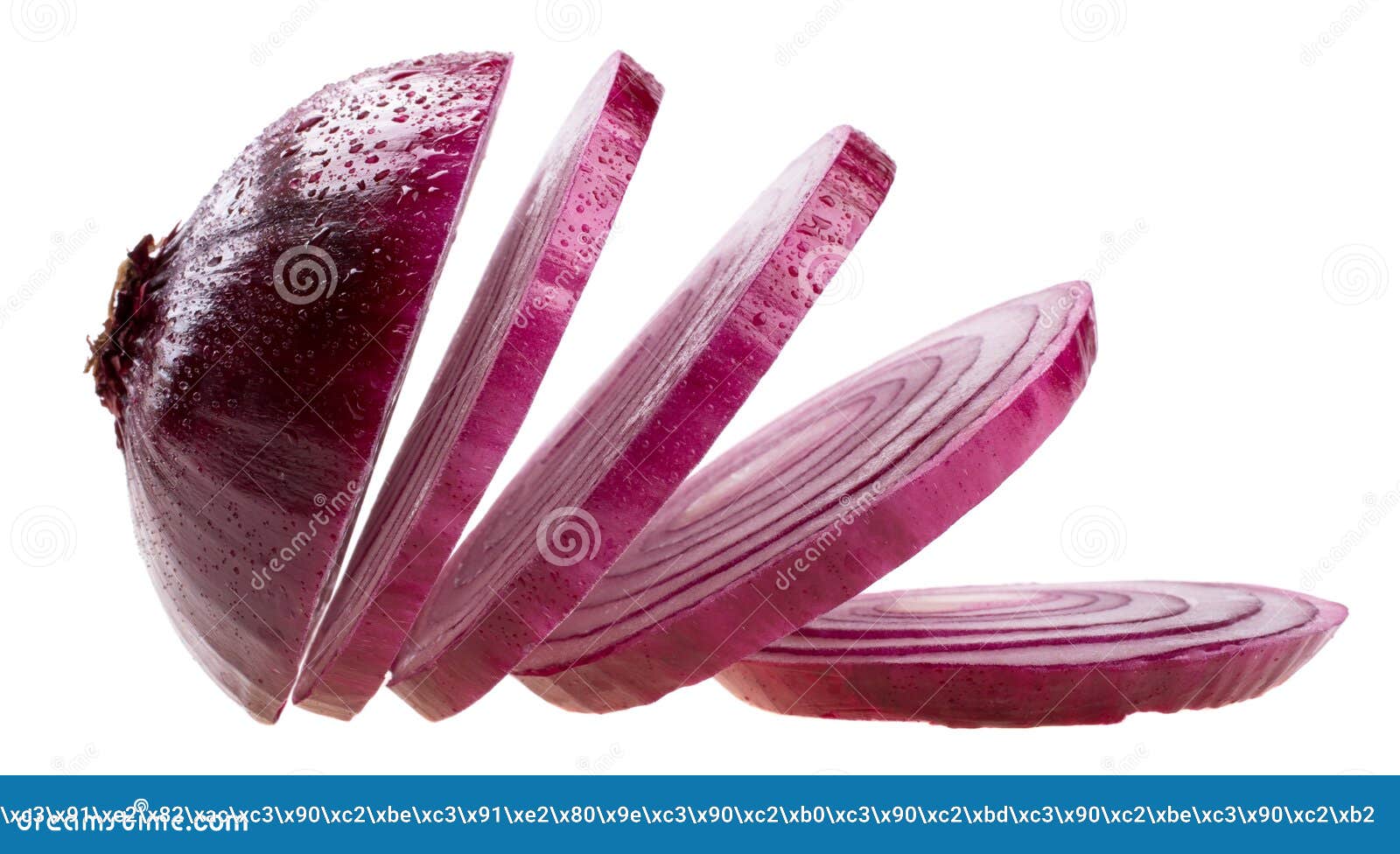 Scheiben der Zwiebel stockbild. Bild von zwiebeln, essen - 38408619