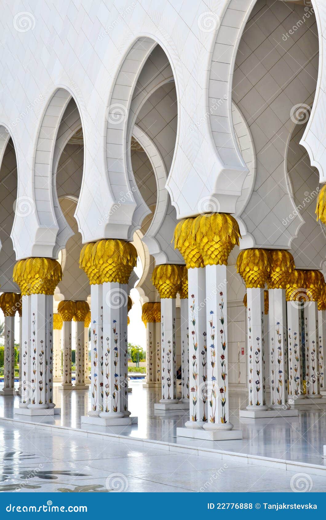 Scheich Zayed Mosque in Abu Dhabi, UAE Stockfoto - Bild von denkmal ...