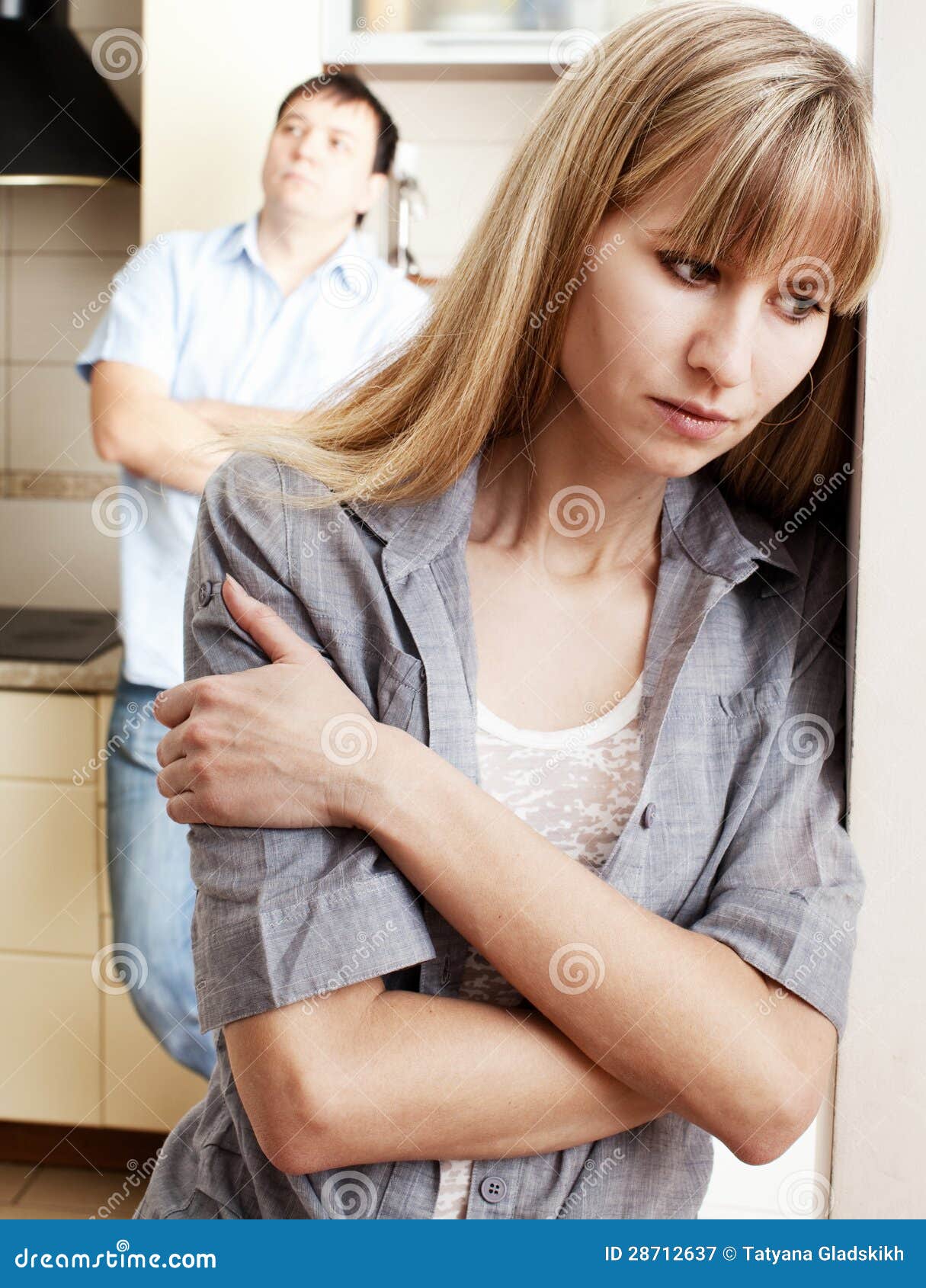 Scheiding Tussen De Mens En Vrouw Stock Afbeelding - Image of ideeën ...