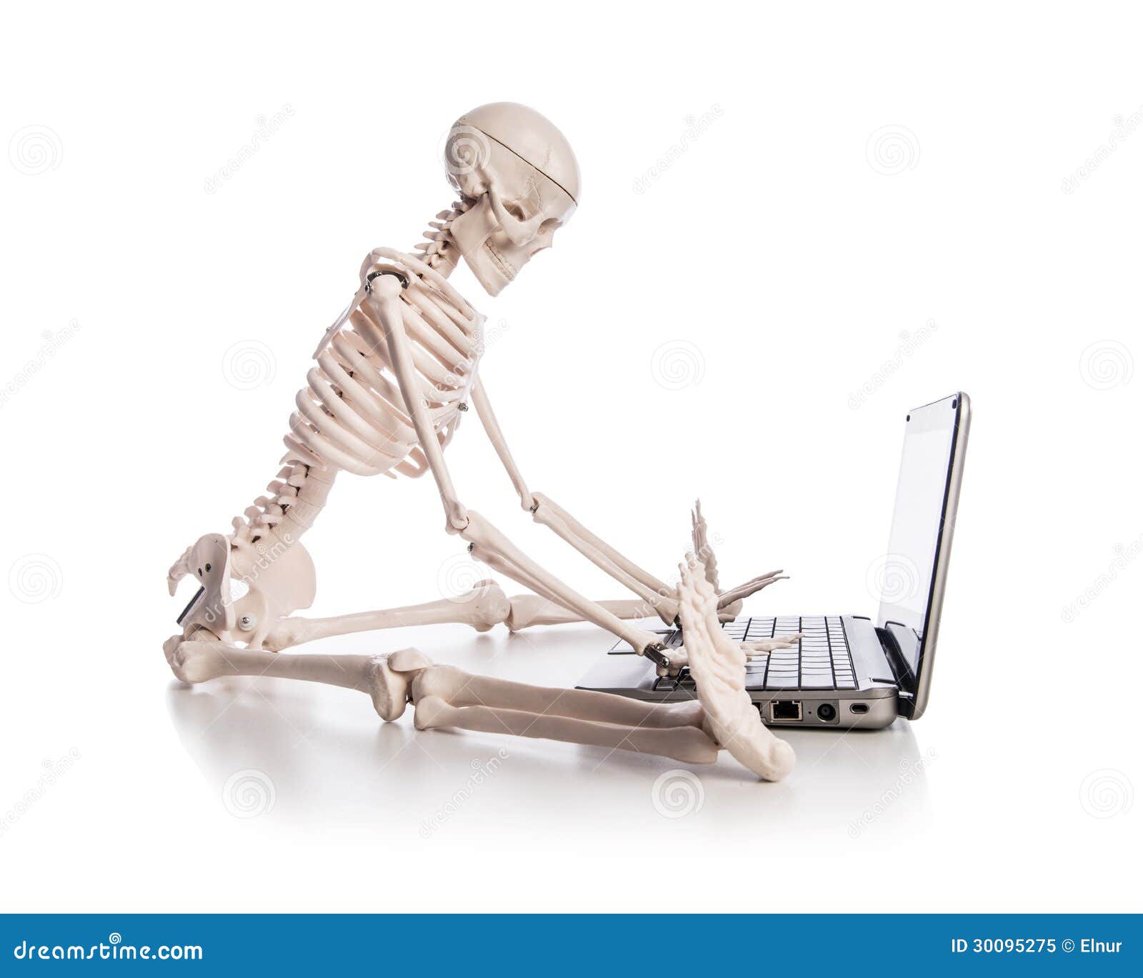 Lavoro di scheletro immagine stock. Immagine di ossa - 30095275