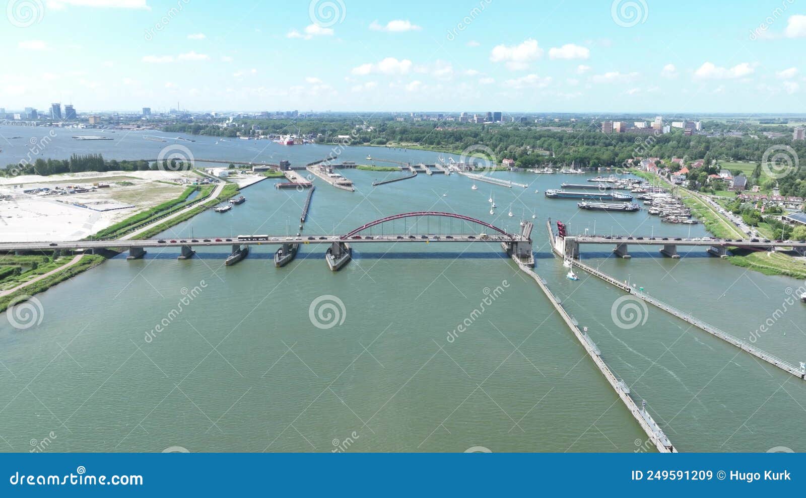 Schellingwouderbrug Bridge Hyperlapse Time Lapse Infrastructure in ...