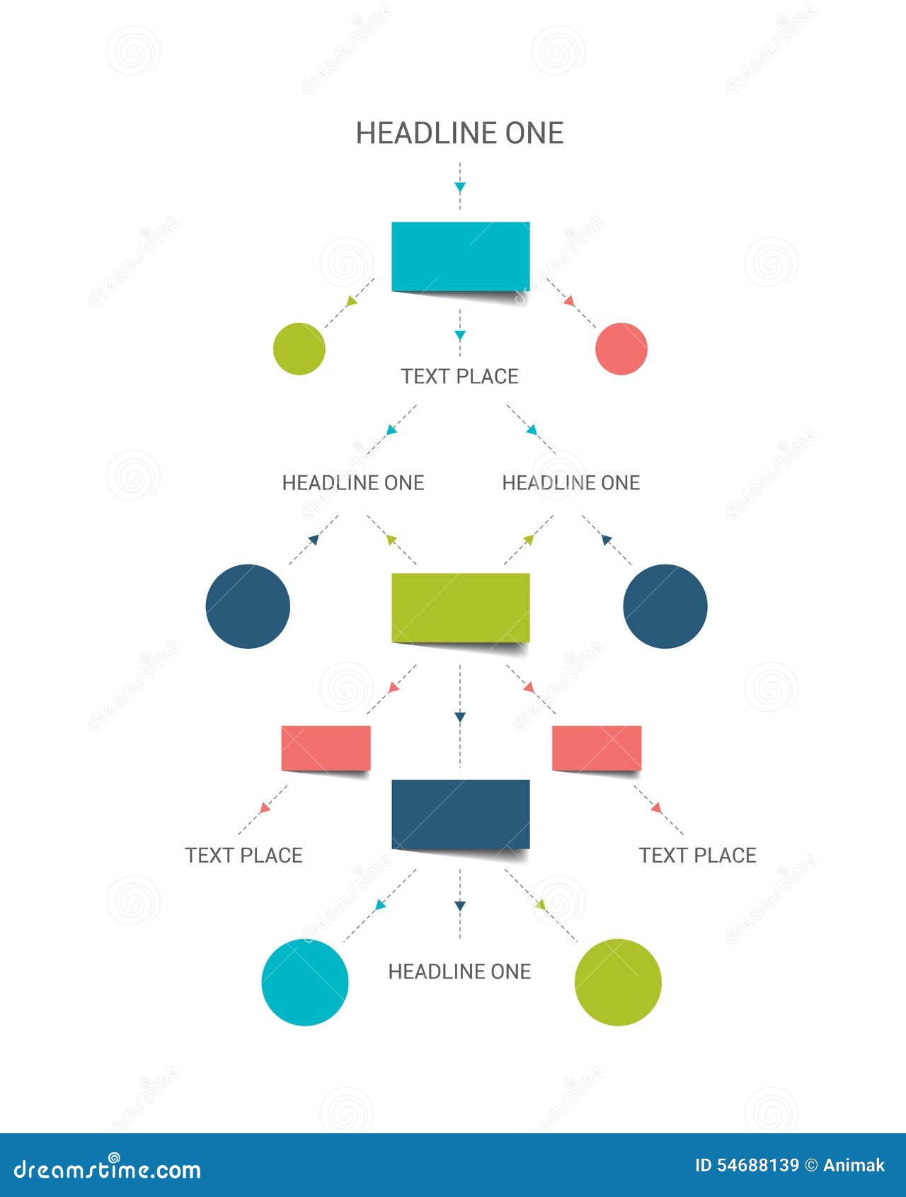 Schema Del Diagramma Di Flusso Illustrazione Vettoriale - Illustrazione ...