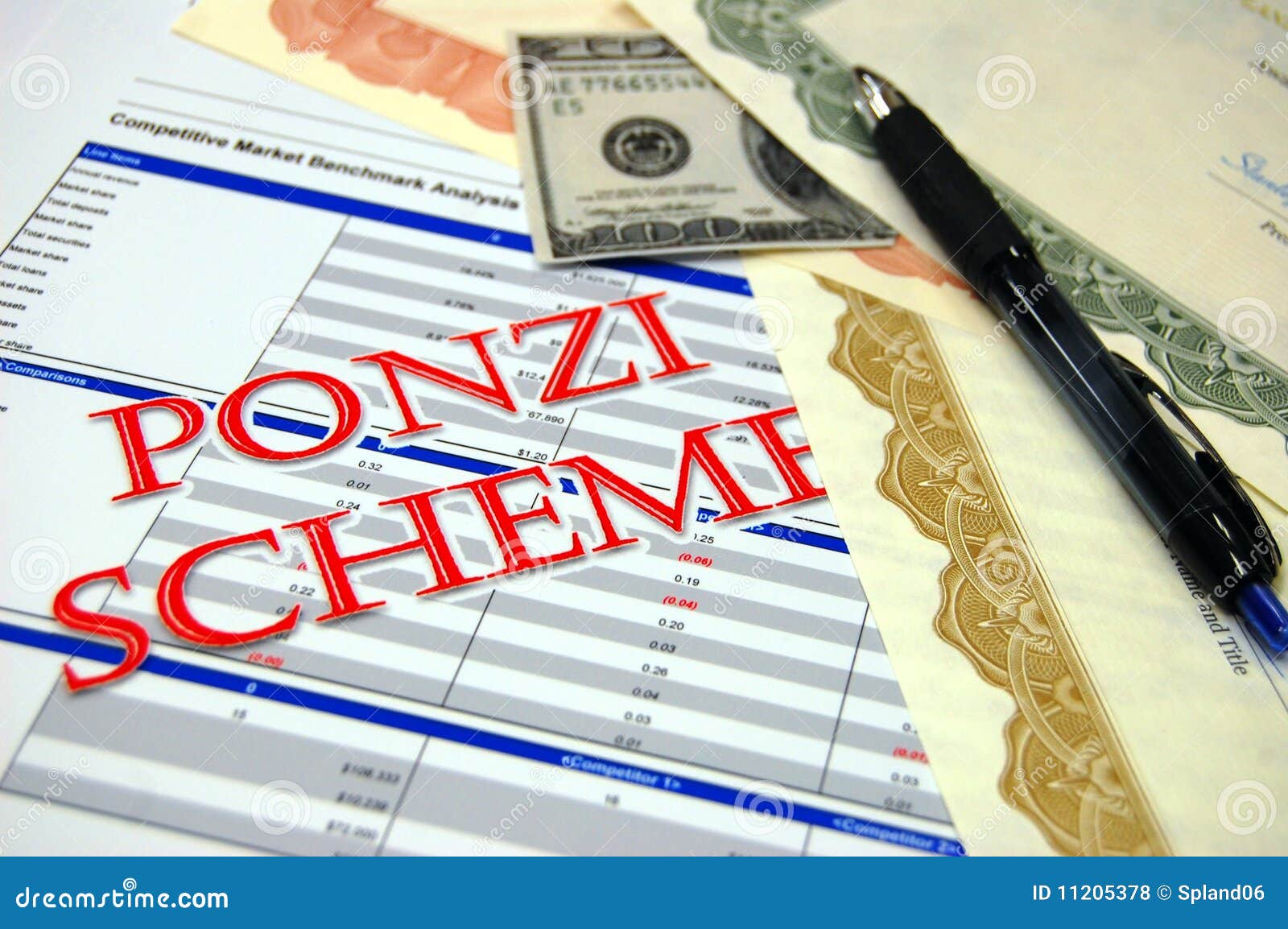 Schema di Ponzi fotografia stock. Immagine di schema - 11205378